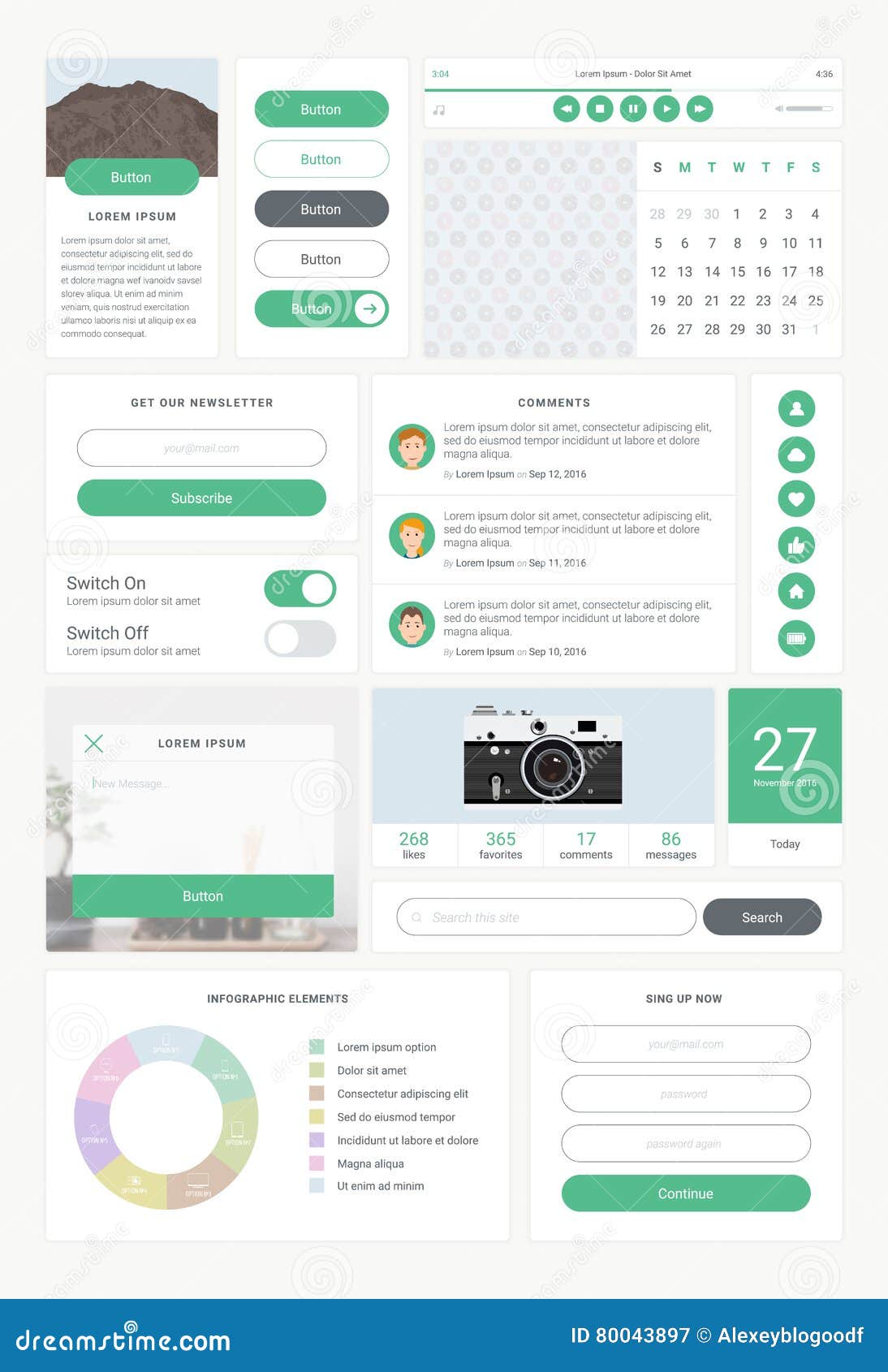Set HUD Elements For The User Interface. Modern Dialog Boxes And Pointers. Digital Streaming ...
