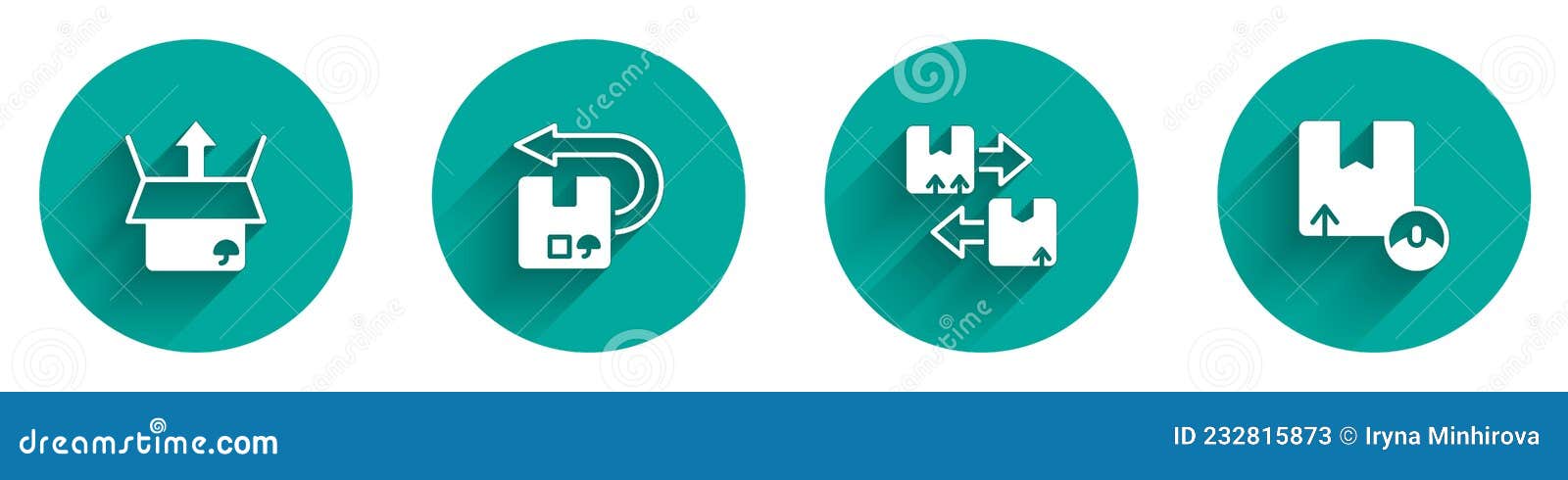 Set Unboxing, Return Cardboard, Cardboard with Traffic Symbol and ...