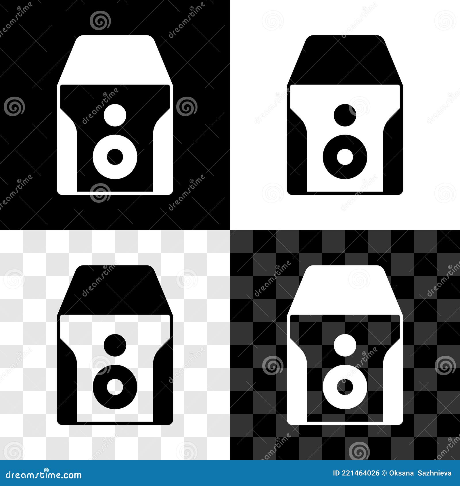 Set Uninterruptible Power Supply UPS Icon Isolated On Black And White ...