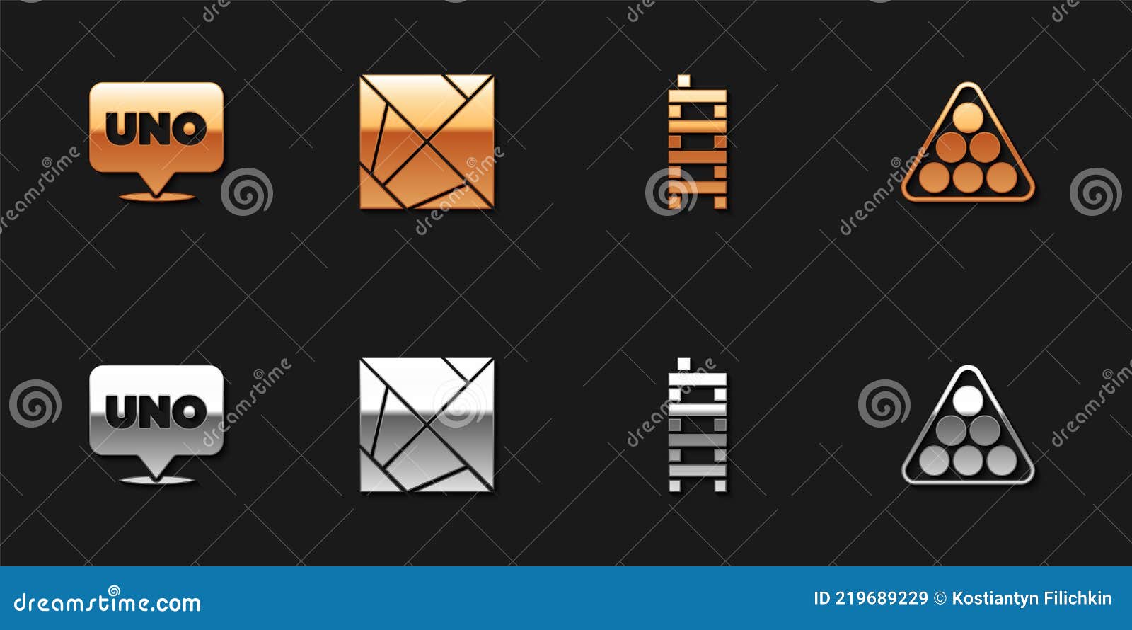 Set Uno Card Game, Rubik Cube, Mahjong Pieces and Billiard Balls in ...