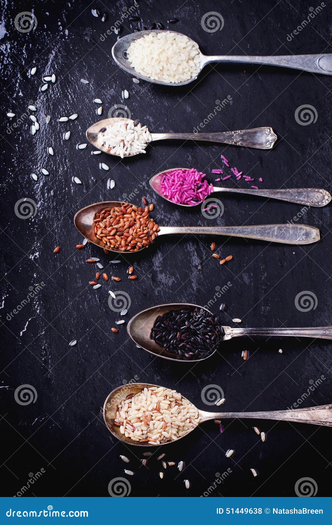 Set of unusual rice stock photo. Image of food, cooking - 51449638
