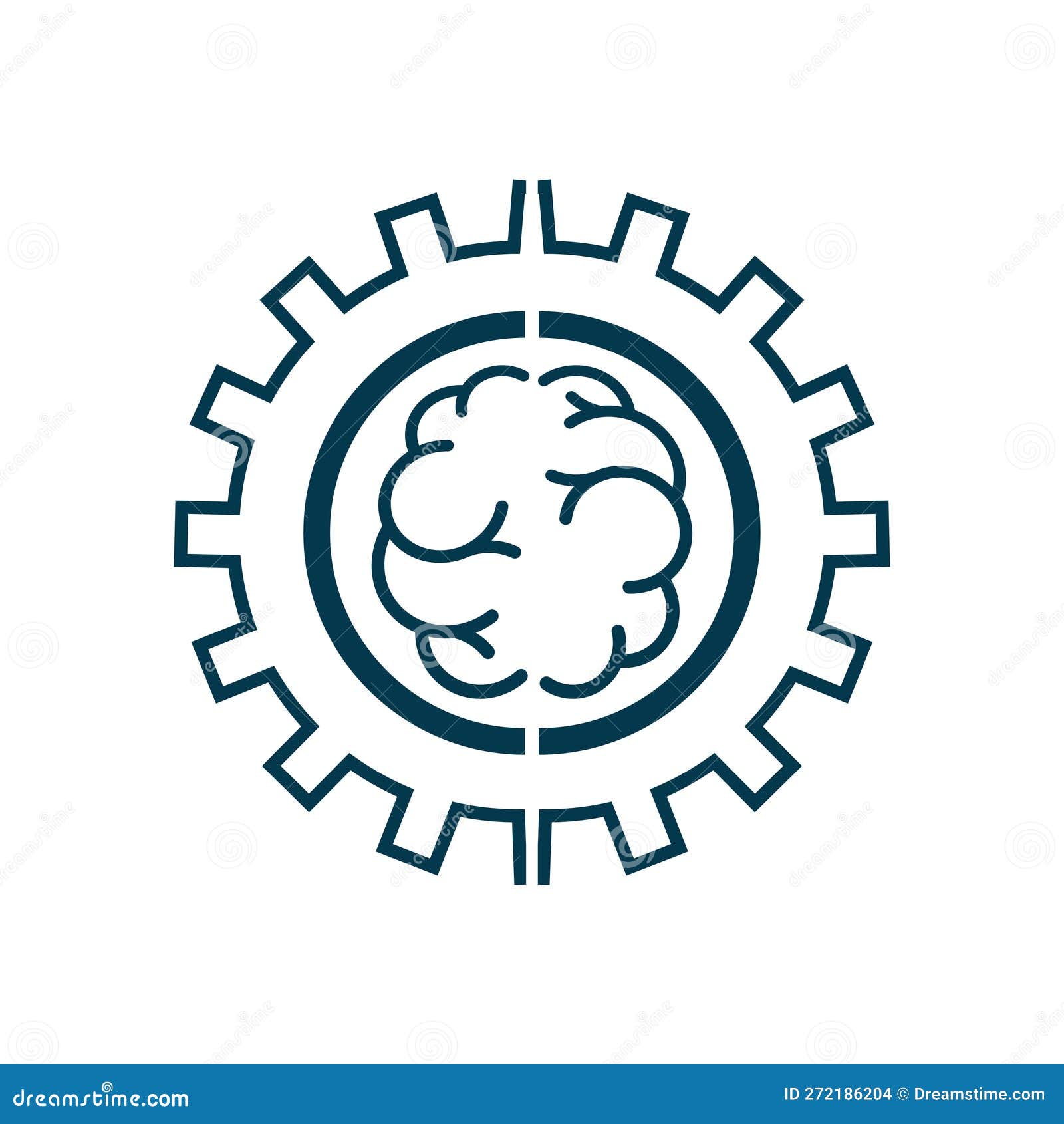 Set Up Symbol of Process in Artificial Intelligent Technology Icon Used ...