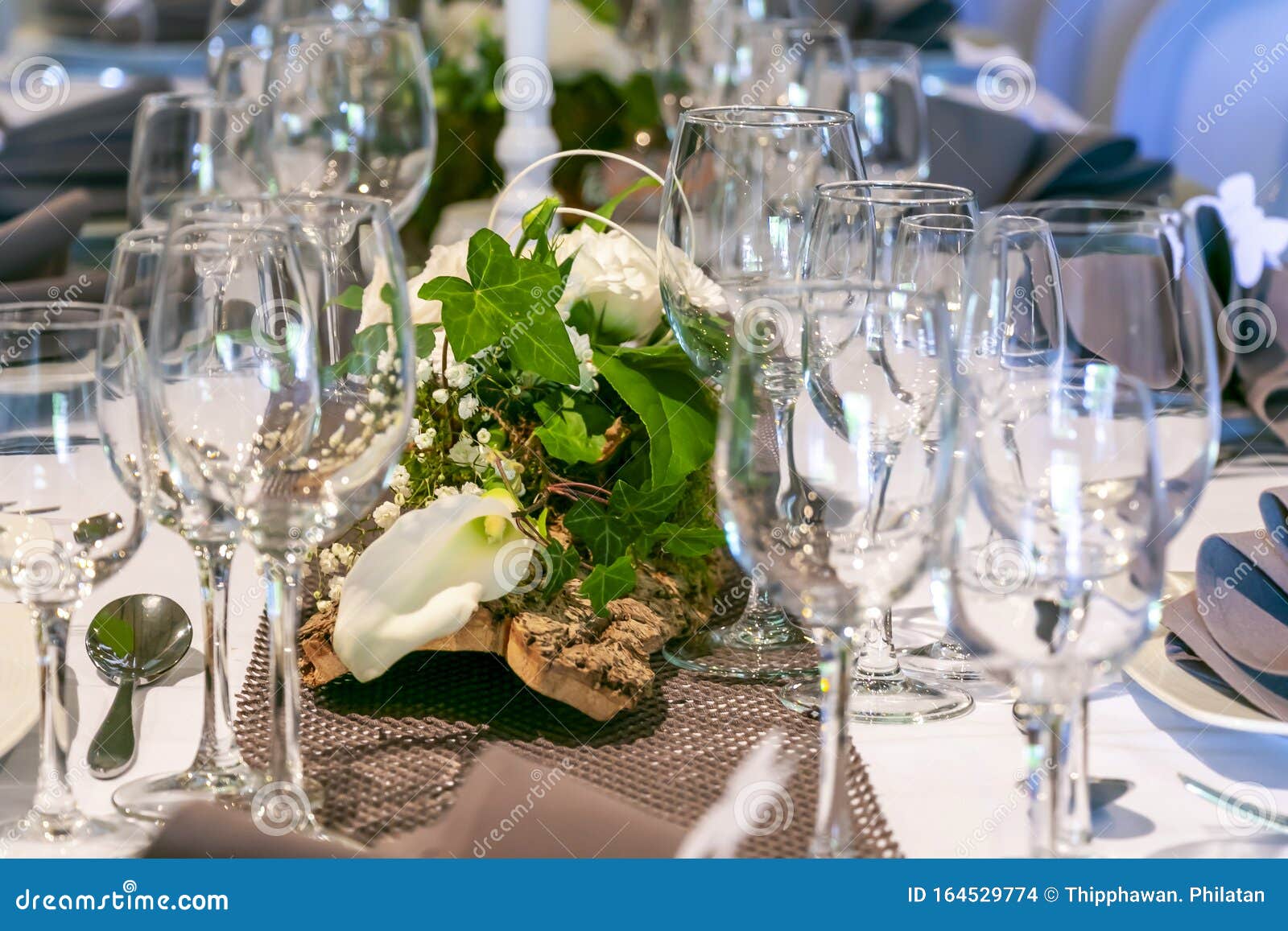 Beautiful Set Up Table for Special Occasion Ceremony, Stock Photo ...