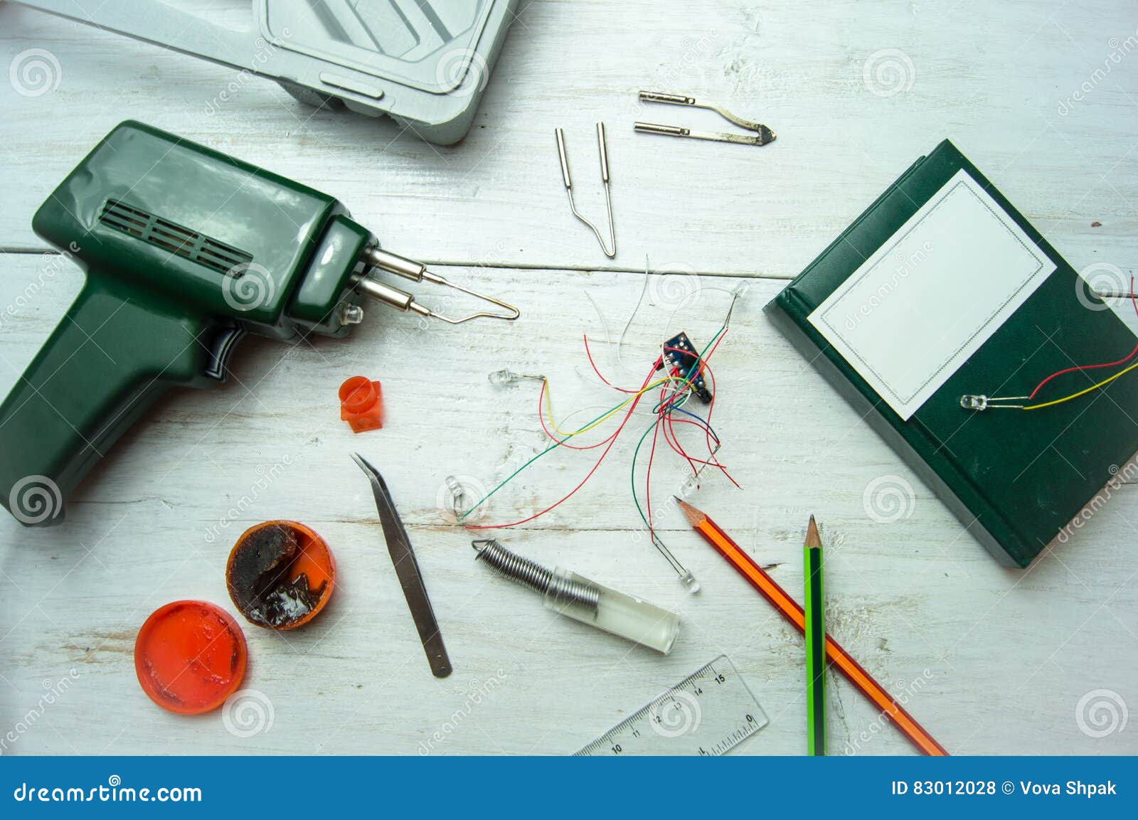 Set-up of Various Hand and Electric Tools for Repair Stock Photo ...