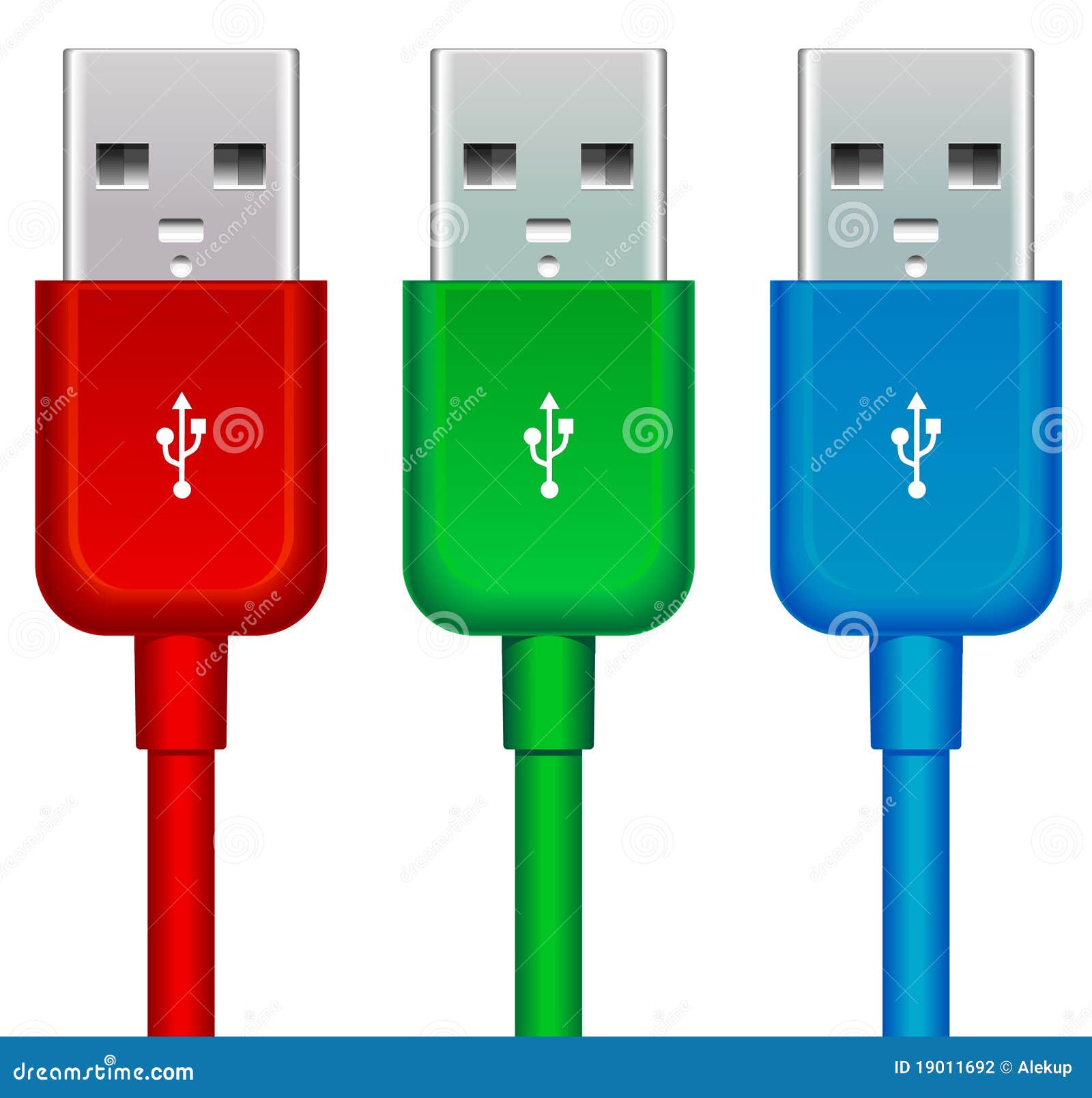 Set of usb buses stock vector. Illustration of connect - 19011692