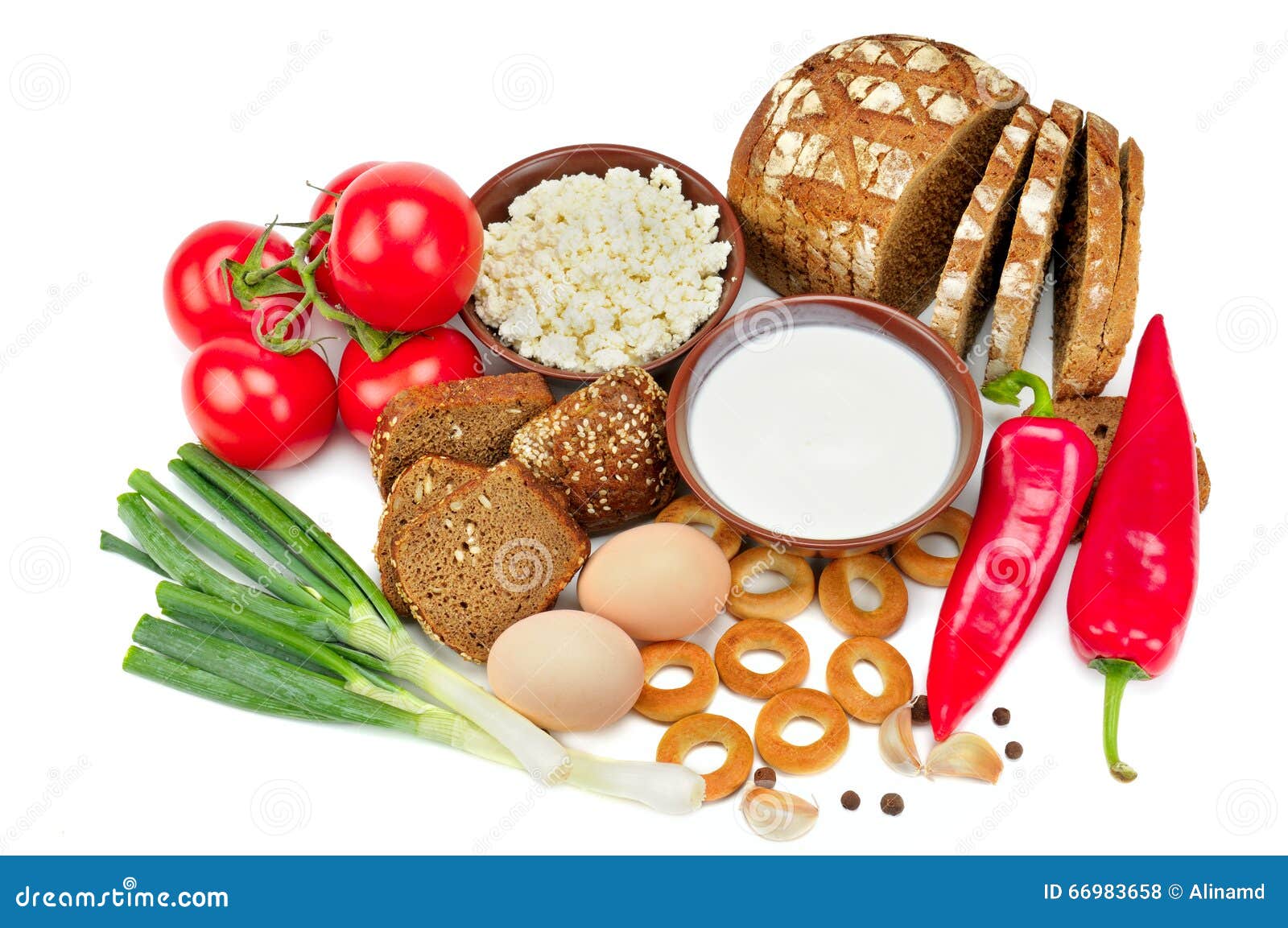 Useful Food In The Form Of Yogurt And Waist Line Stock Photography ...