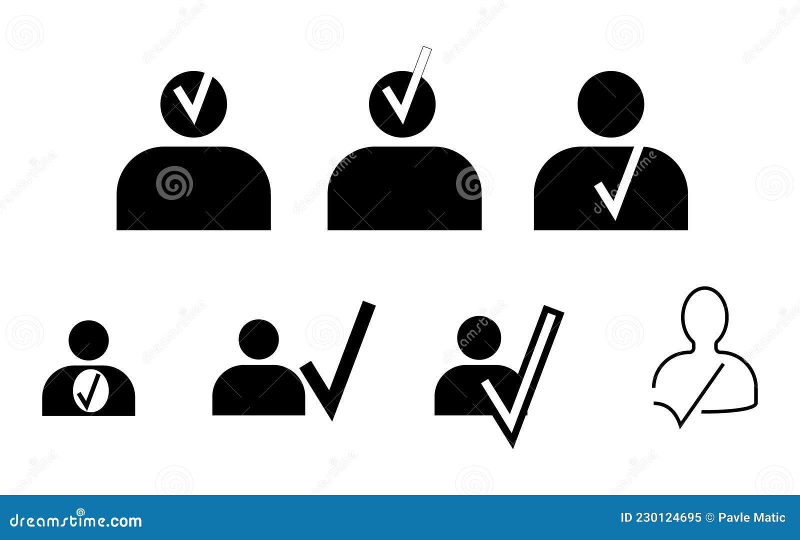 Checkmark Icons. Check Mark Icon. Confirm Or Tick Icons. Cross Mark ...