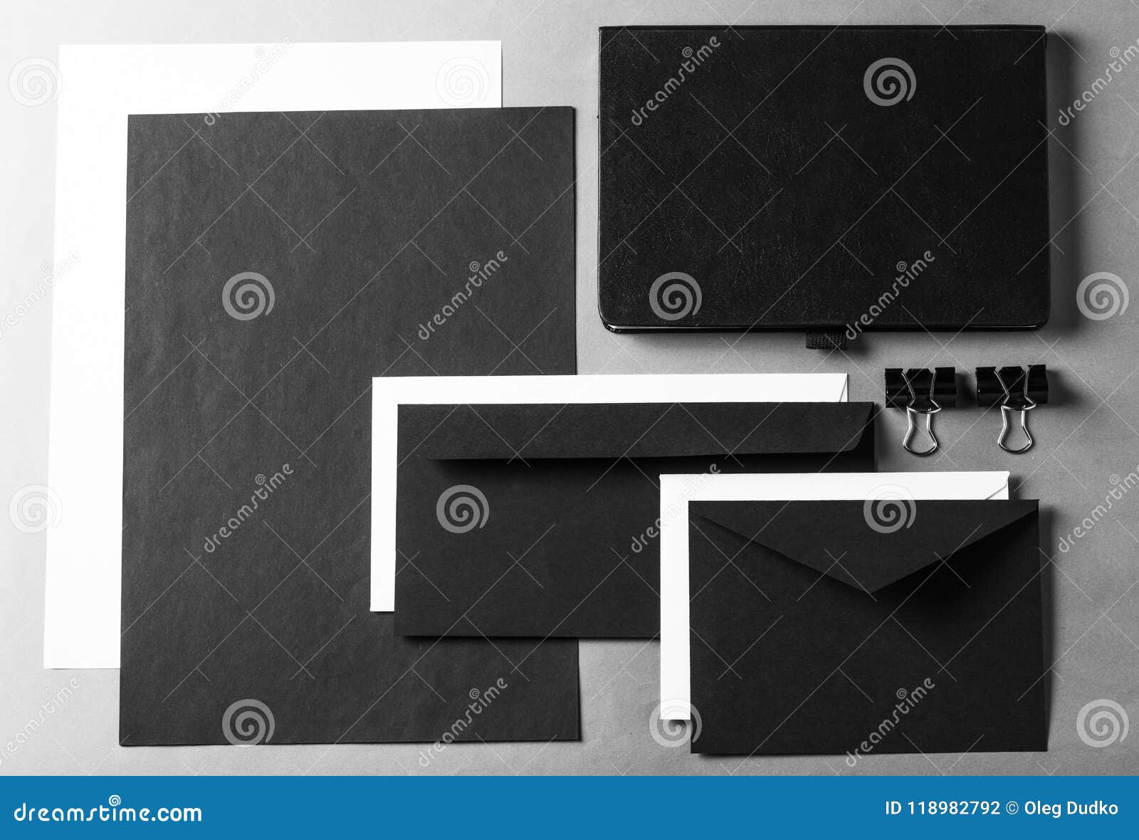 Variety Of Blank Post It Note, Stick Note Paper, Isolated On Grey ...