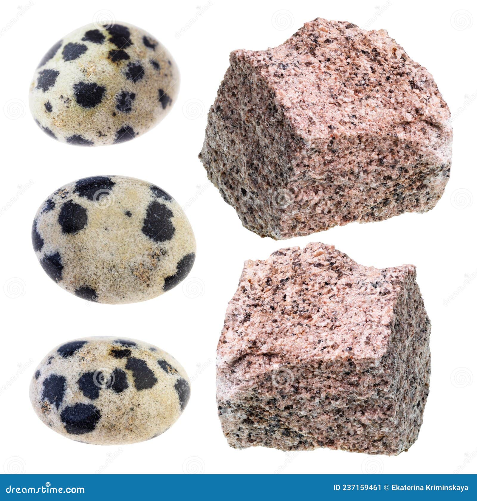 Set of Various Aplite Stones Cutout on White Stock Image - Image of ...