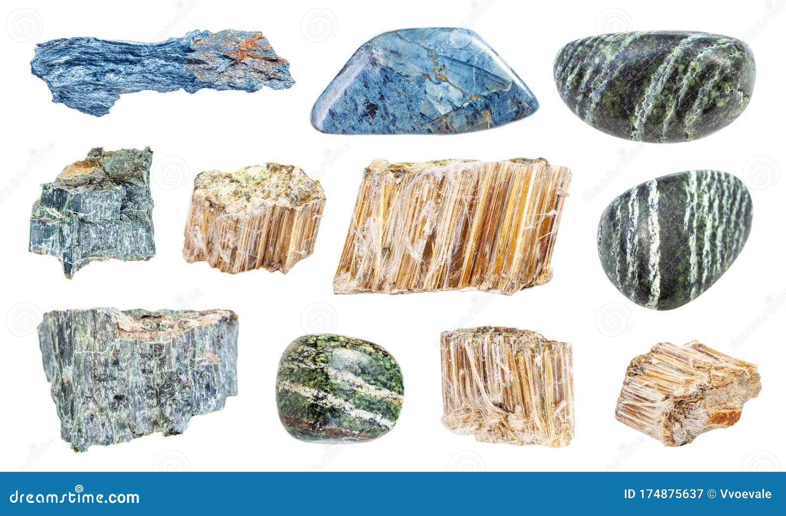 Asbestos Rock, A Naturally Occurring Fibrous Silicate Mineral Isolated ...