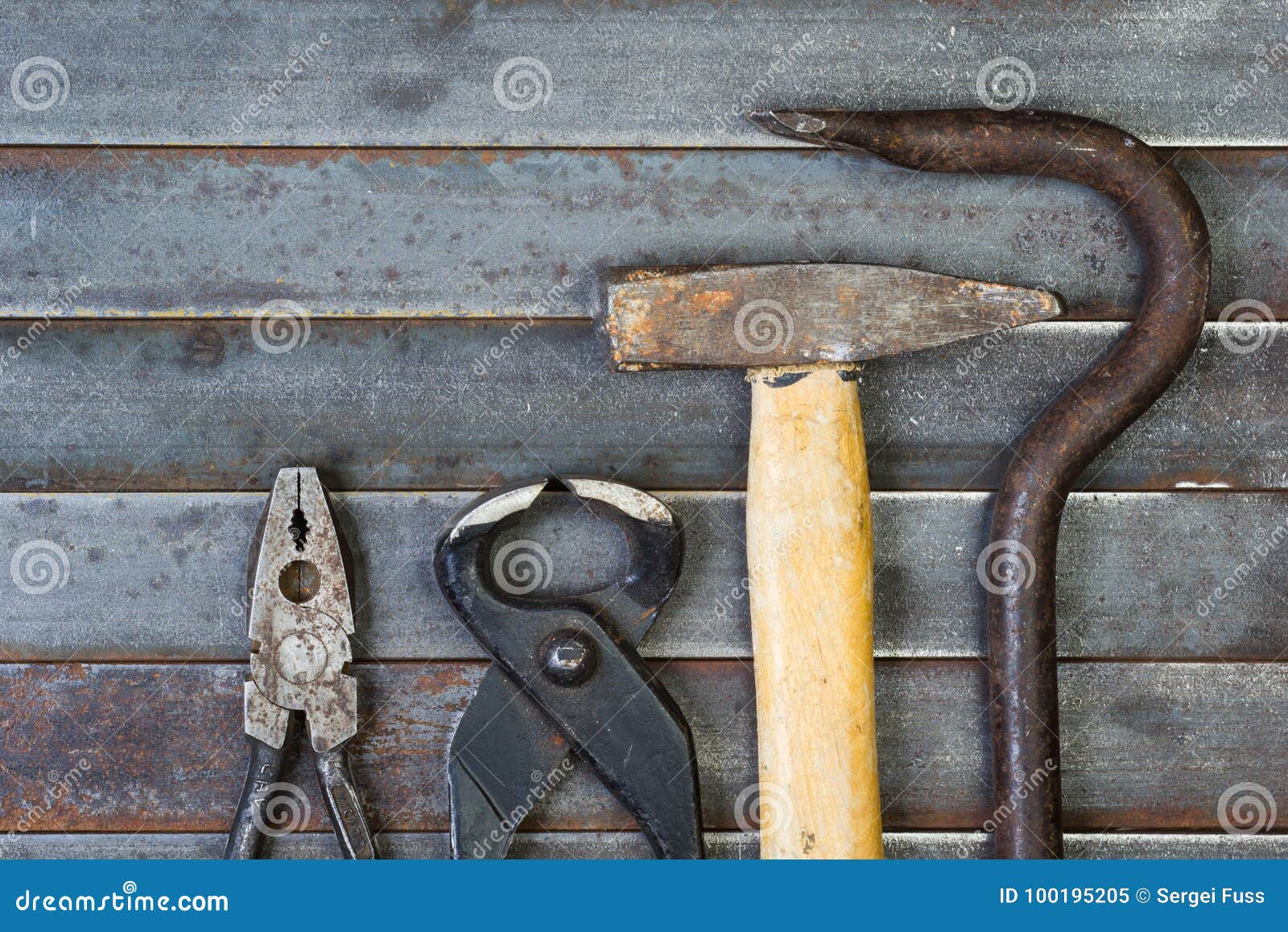 Set of Various Equipment, Instruments and Tools for Manual Work Stock ...