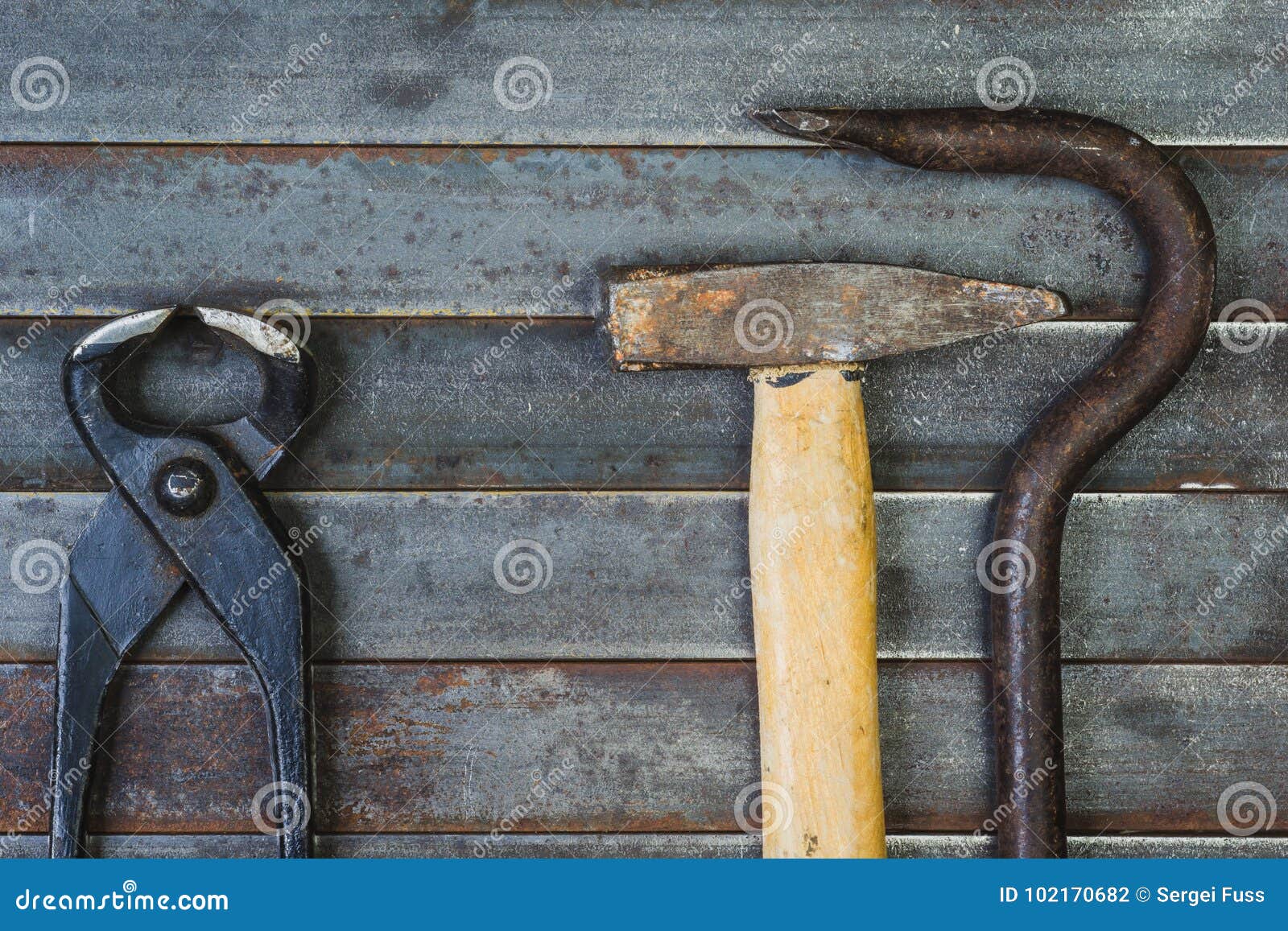 Set of Various Equipment, Instruments and Tools for Manual Work Stock ...