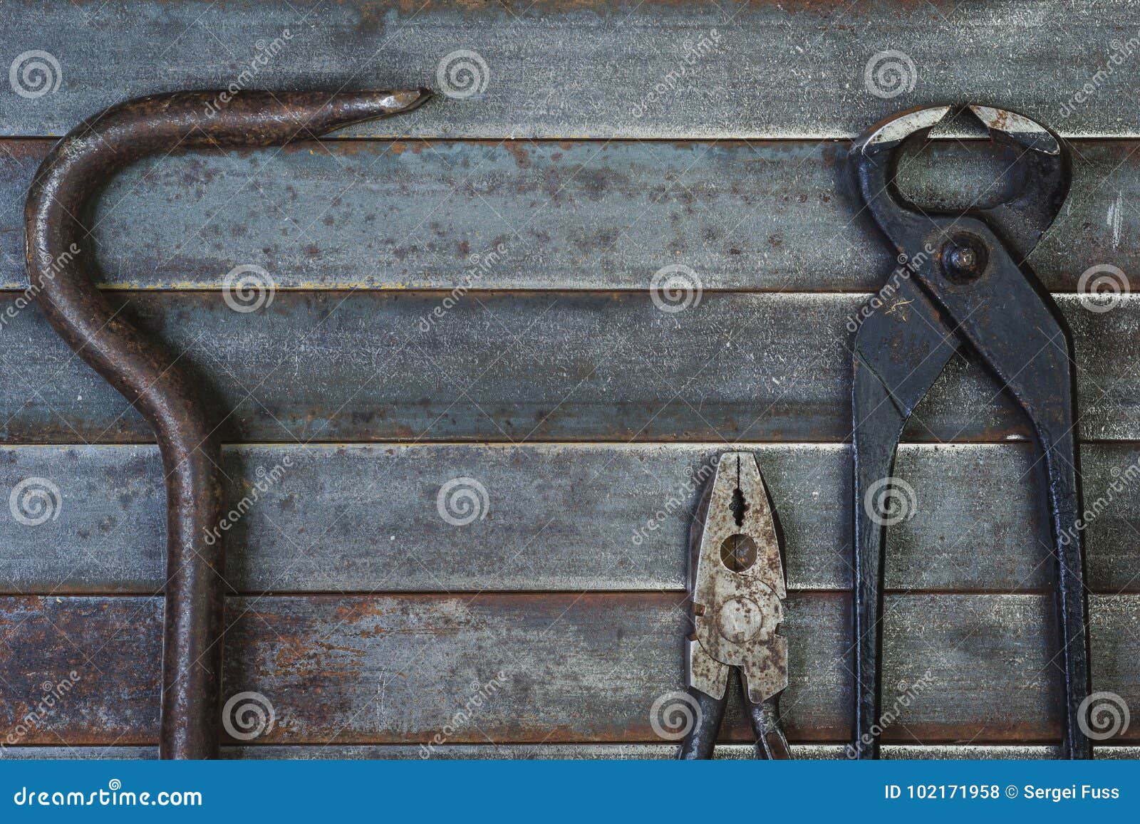 Set of Various Equipment, Instruments and Tools for Manual Work Stock ...