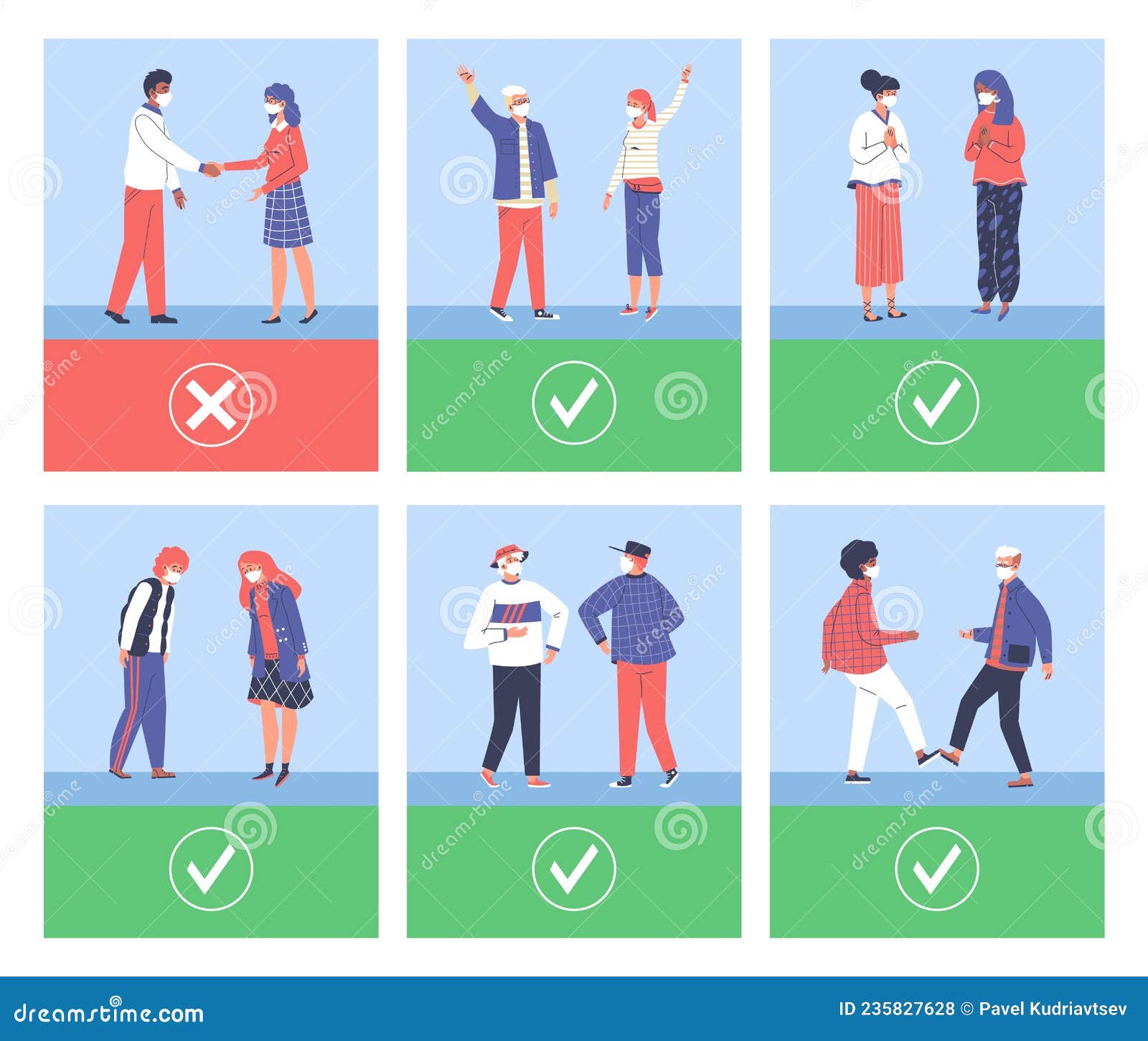 Greeting Gestures People. Women And Men Greeting Each Other Different ... Greeting Gestures People. Women And Men Greeting Each Other Different ...