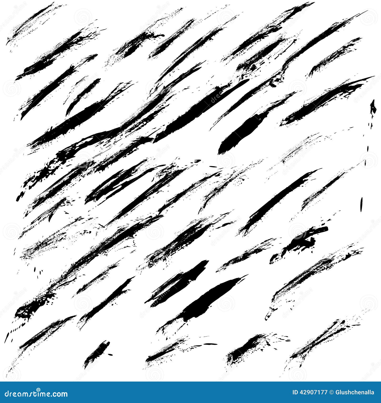 Set of Various Grunge Design Elements. Stock Vector - Illustration of ...