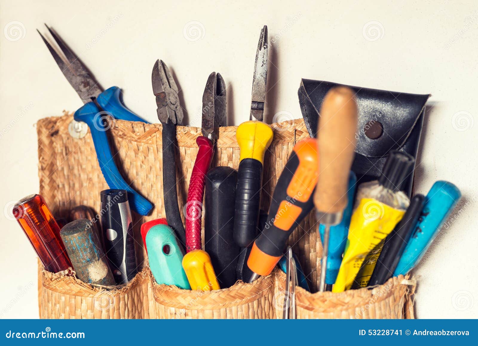Set of Various Handyman Tools Stock Image - Image of object, mechanic ...