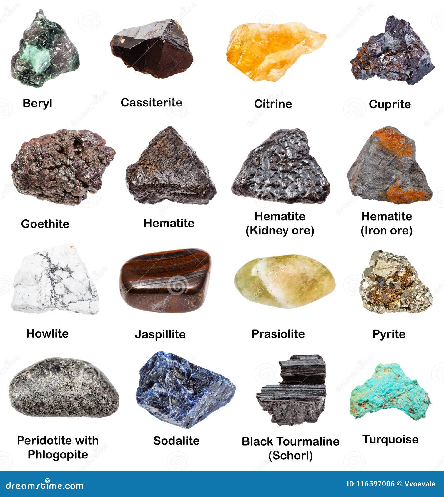 Set of Various Stones with Names Isolated on White Stock Photo - Image ... Set of Various Stones with Names Isolated on White Stock Photo - Image ...