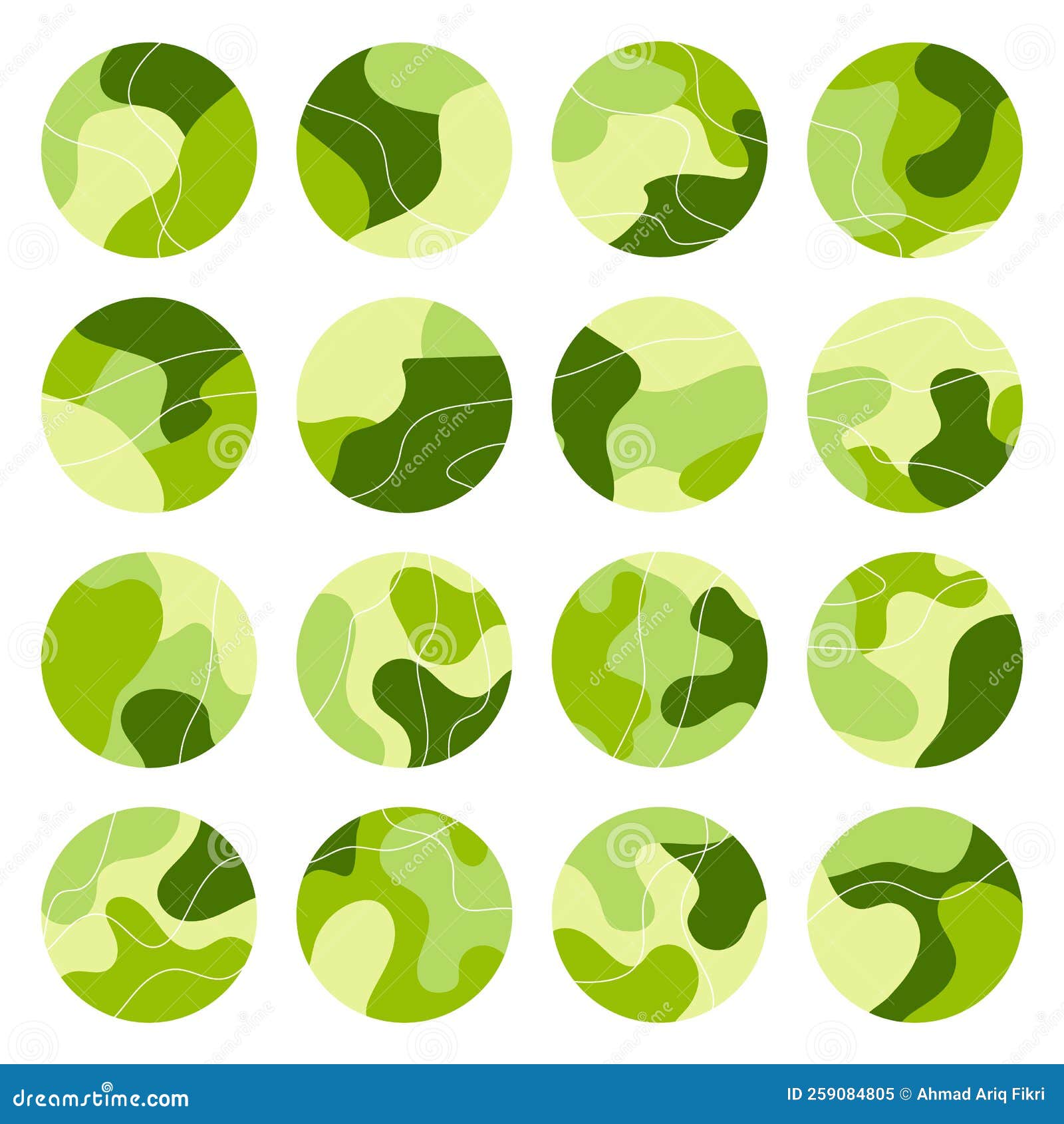 Set of Various Vector Highlight Covers. Abstract Backgrounds. Various ...