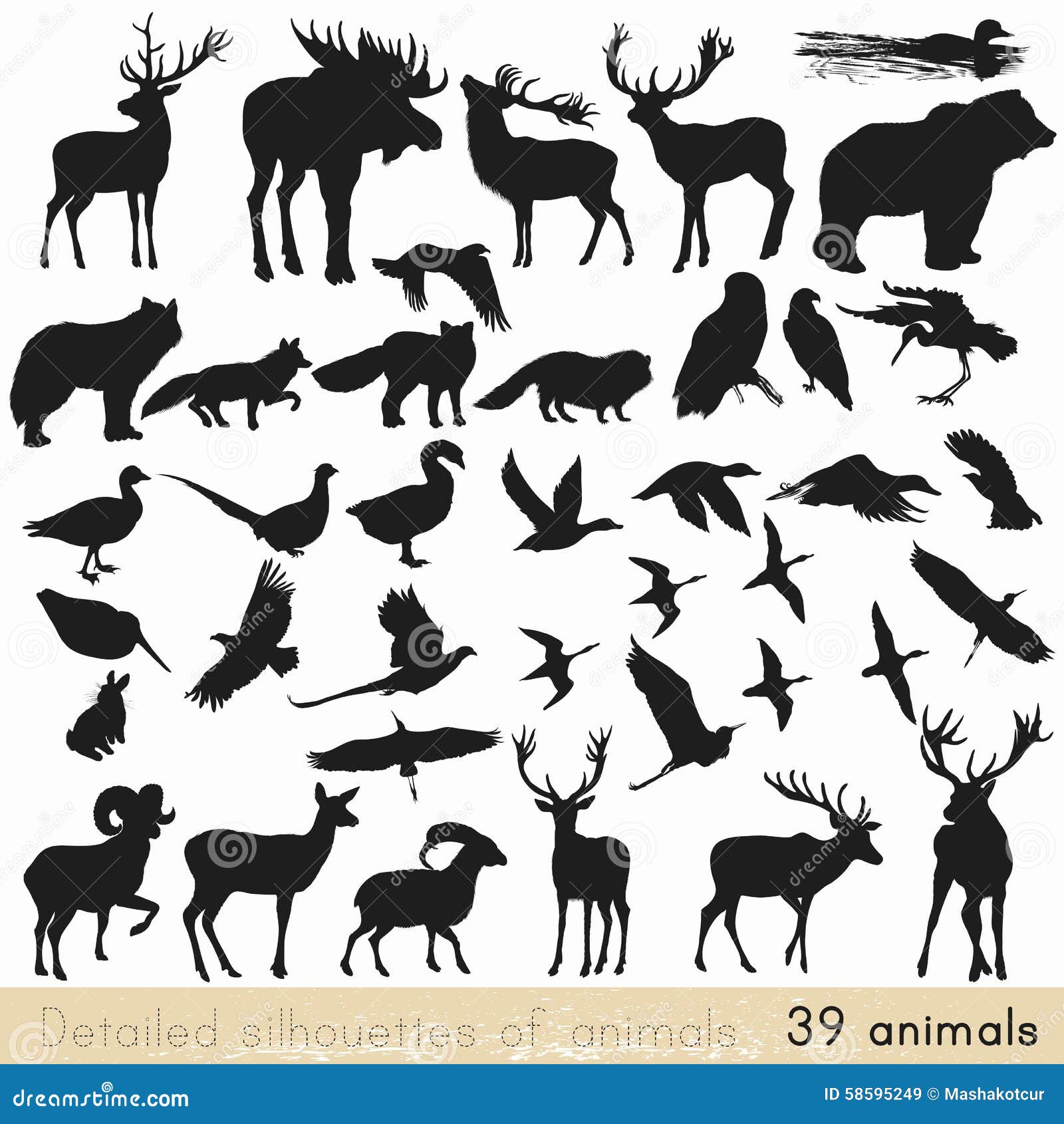 Forest Animal Silhouettes