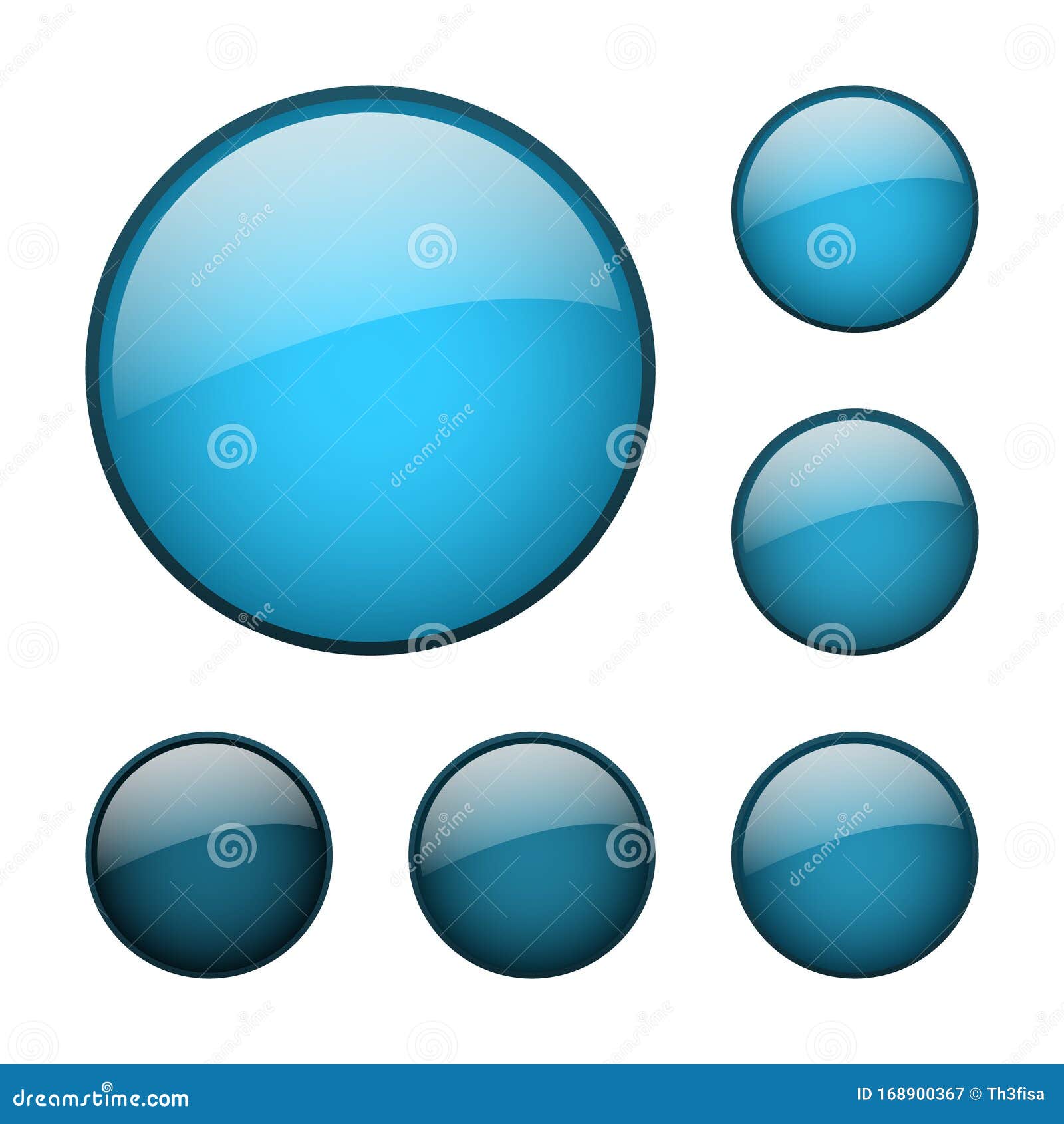 Vector blue glass buttons stock vector. Illustration of abstract ... Vector blue glass buttons stock vector. Illustration of abstract ...