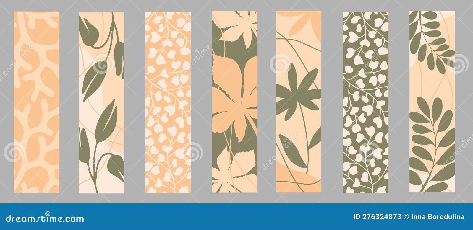 Vector Set Of Bookmarks For Children With Cute Mermaids Theme ...
