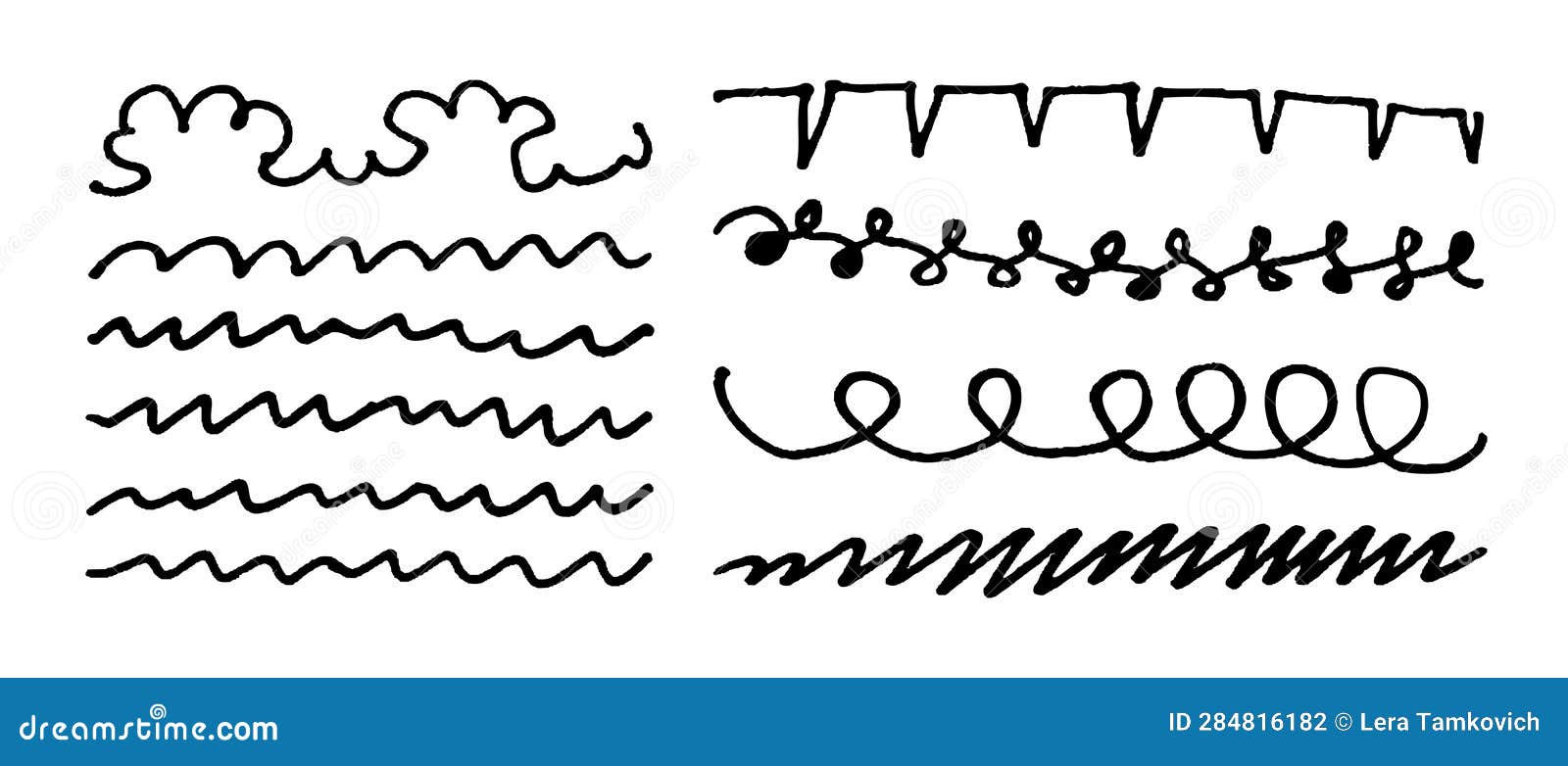 Set of Vector Brushes. Text Frames and Grunge Patches. Highly Detailed ...