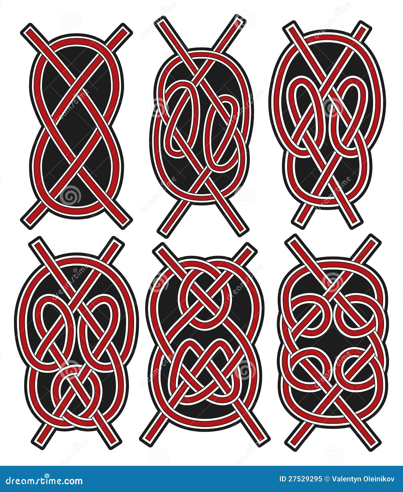 Set of Vector Celtic Design Elements Stock Vector - Illustration of ...