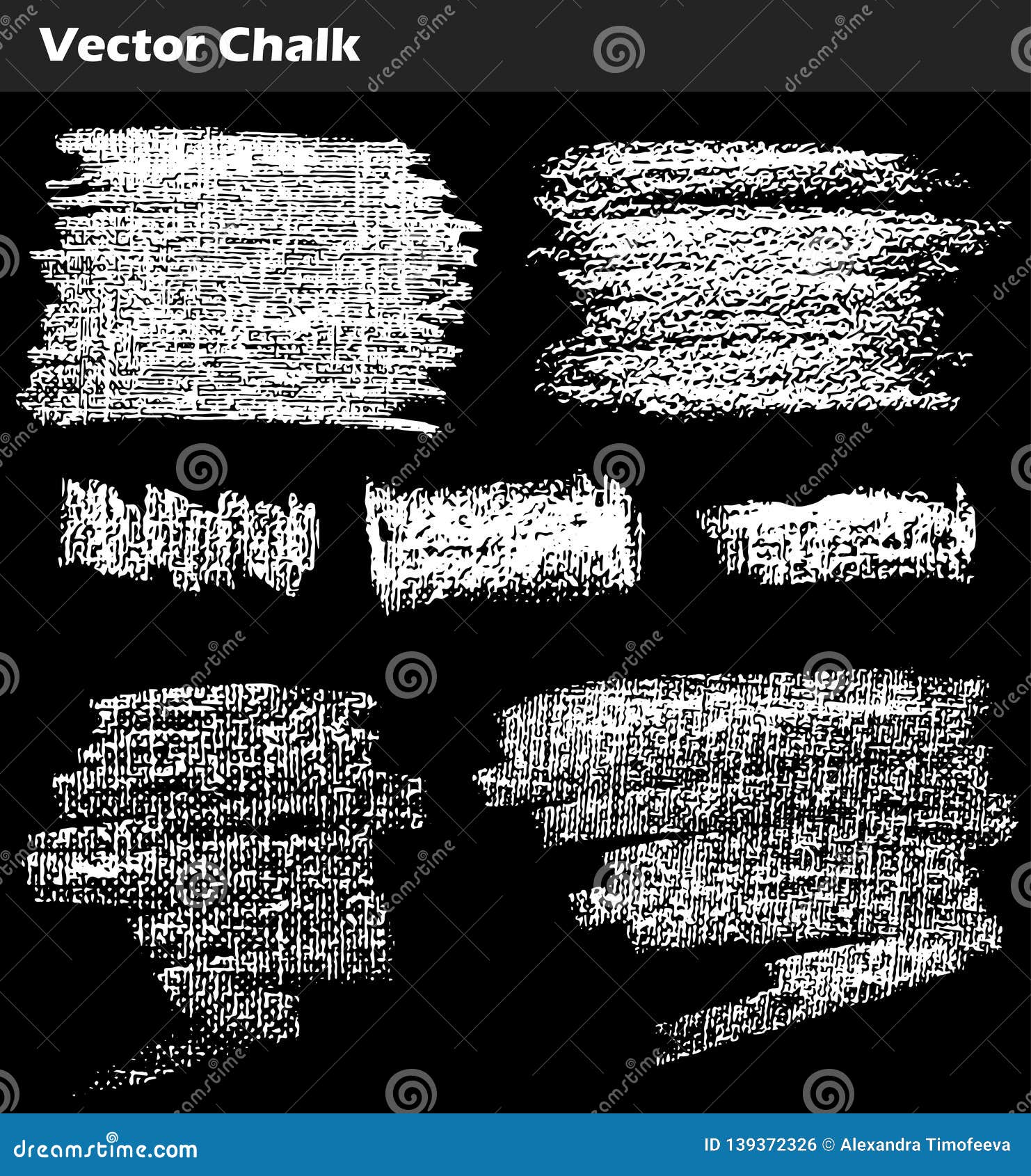 Set of Vector Chalk Shapes Grunge Design Elements Stock Vector ... Set of Vector Chalk Shapes Grunge Design Elements Stock Vector ...