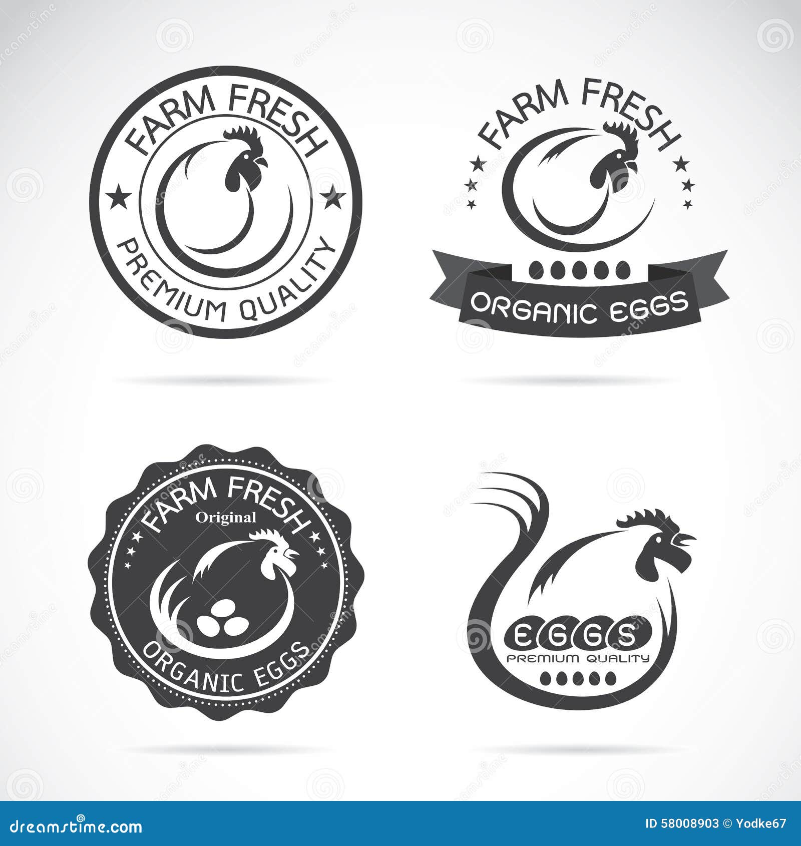 Set Vector Chicken Label Stock Illustrations – 7,222 Set Vector Chicken ...