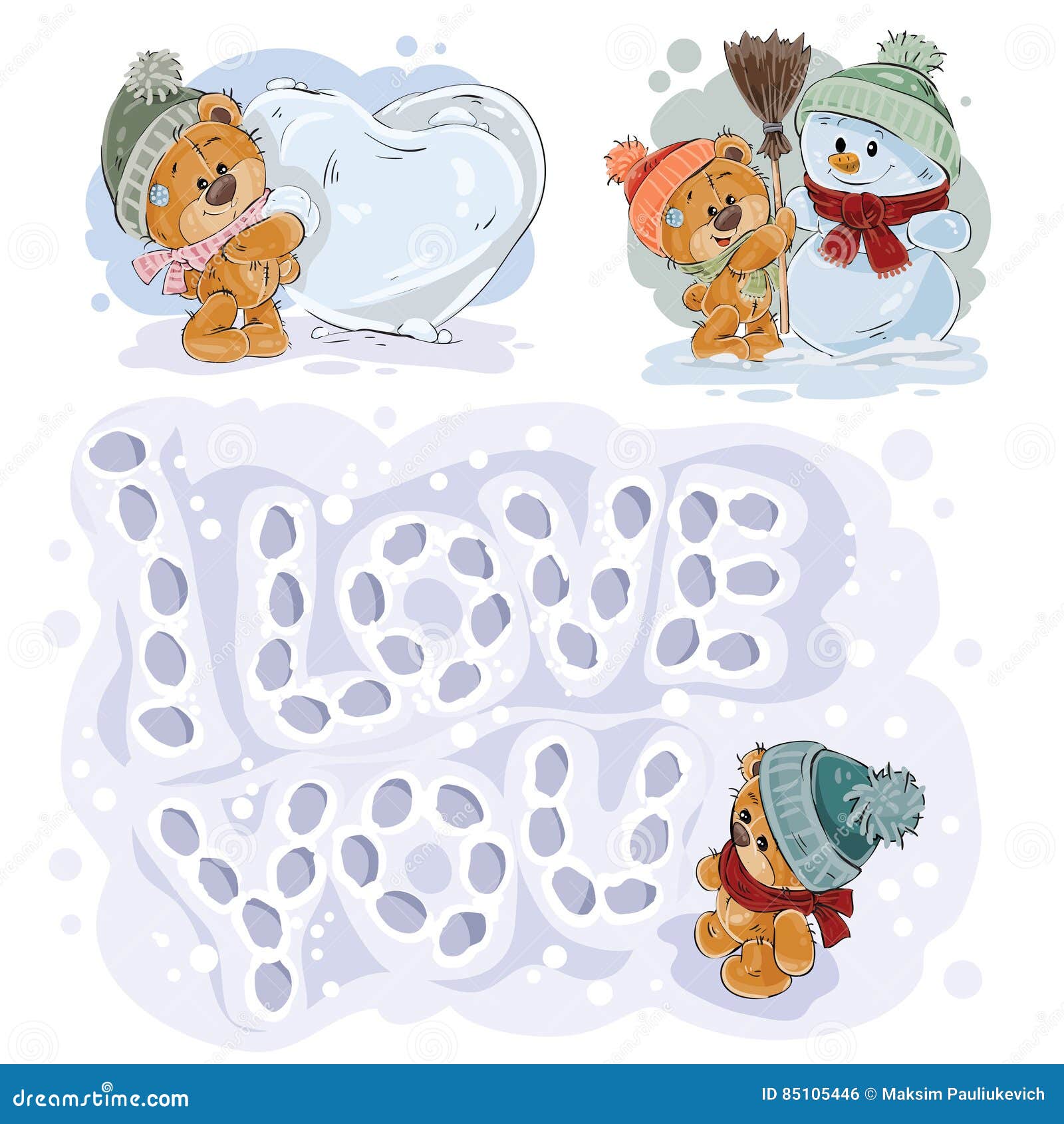 January Clip Art Cute