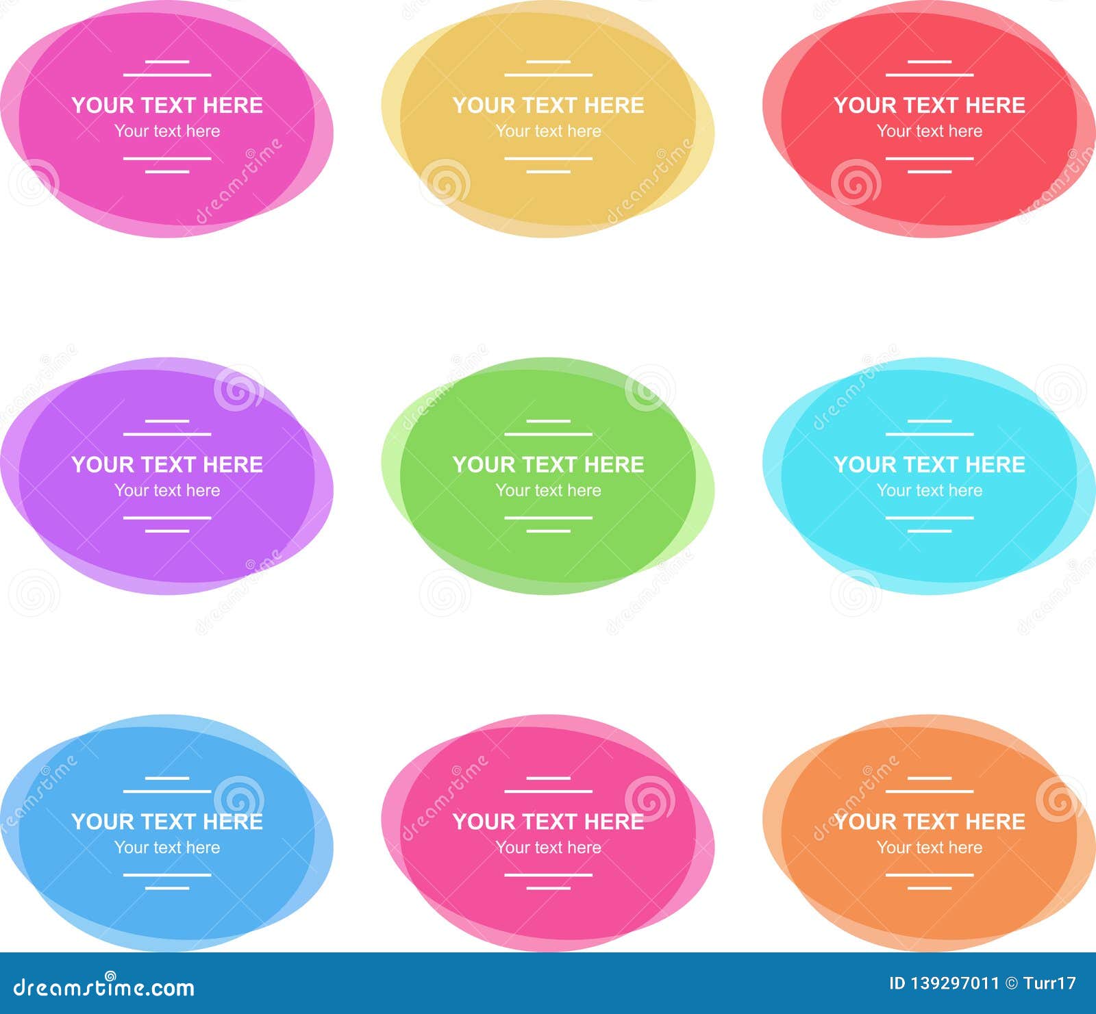 Set of Vector Colorful Banners Stock Vector - Illustration of concept ...