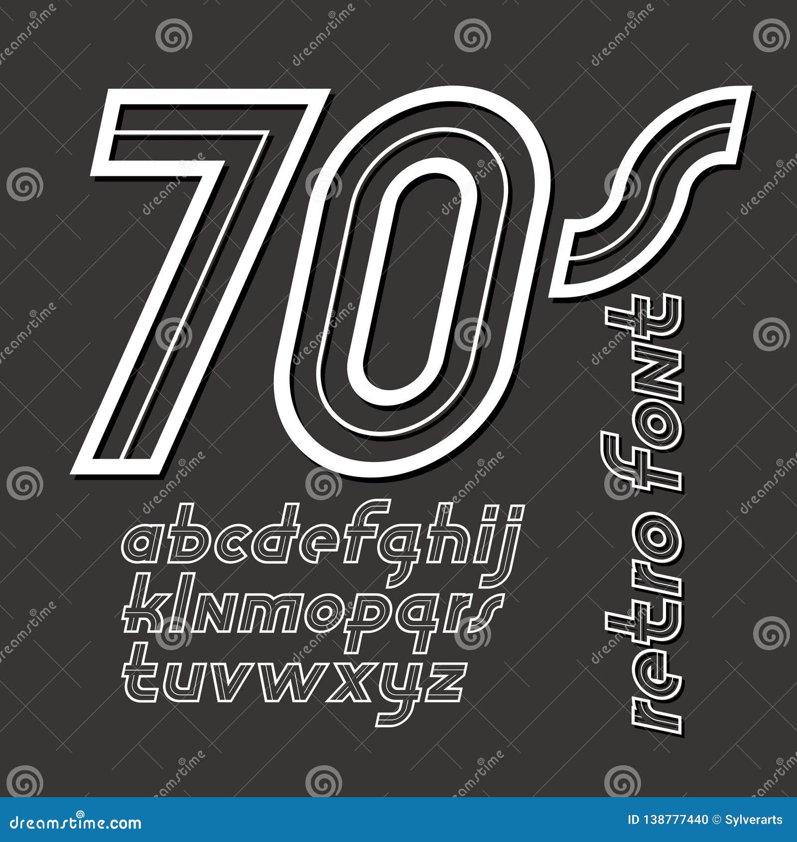 Set Of Vector Cursive Retro Lower Case English Alphabet Letter ...