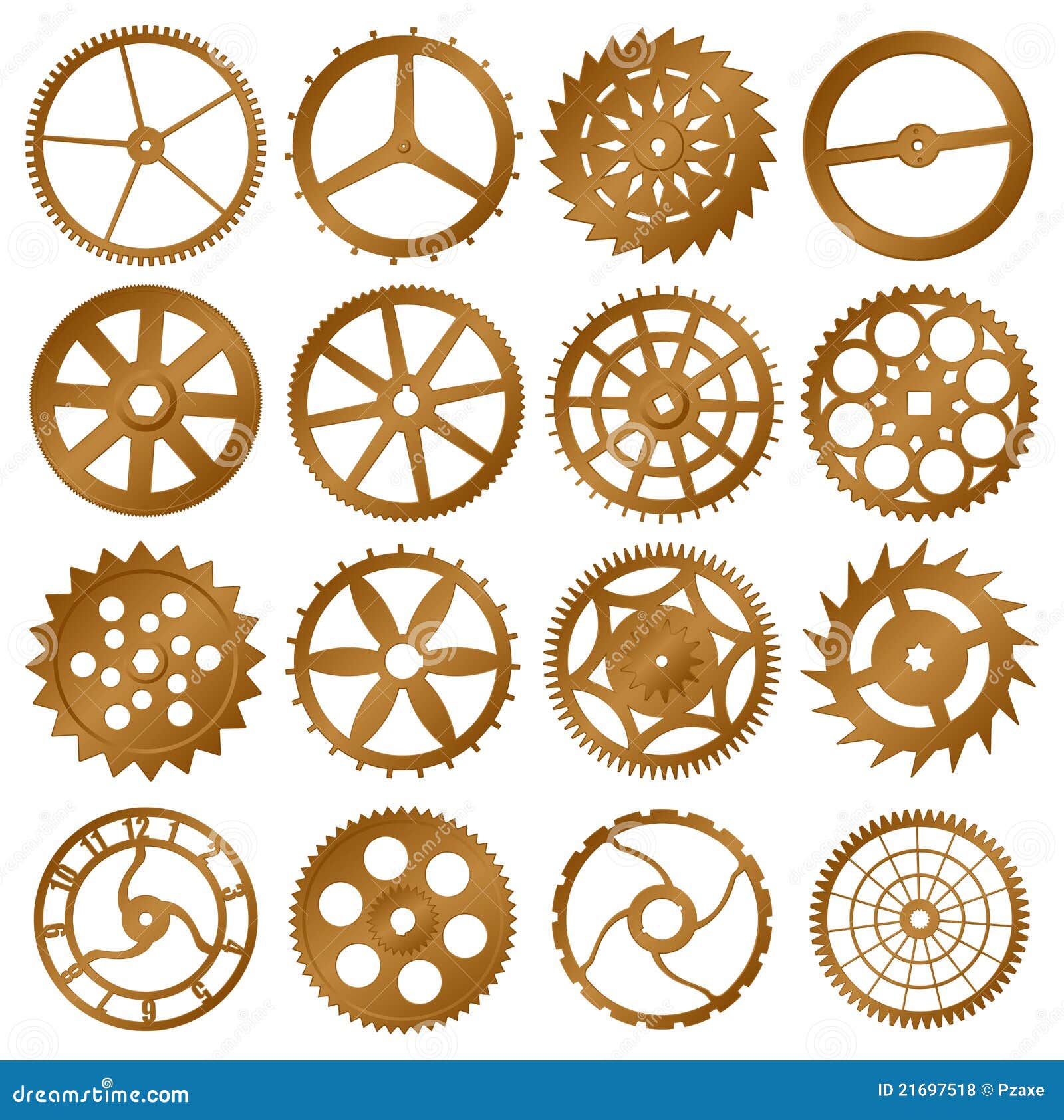 Clock Gear Clip Art