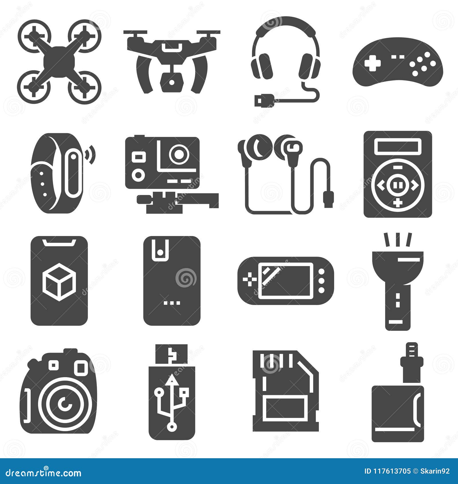 Set Of Vector Devices Icons Stock Illustration - Illustration of ...