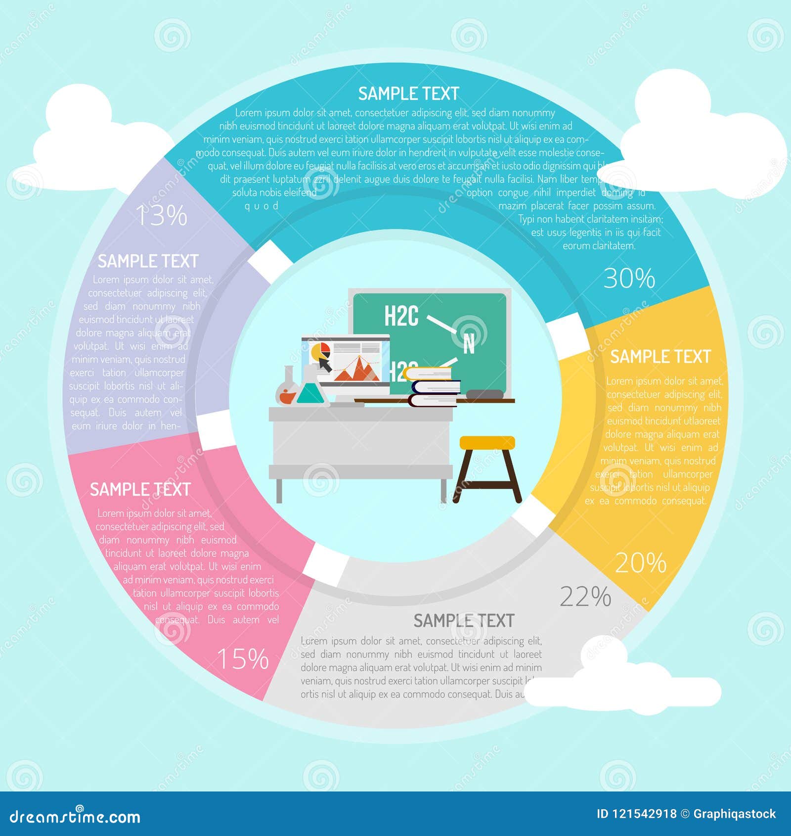 Lab Infographic stock vector. Illustration of furniture - 121542918