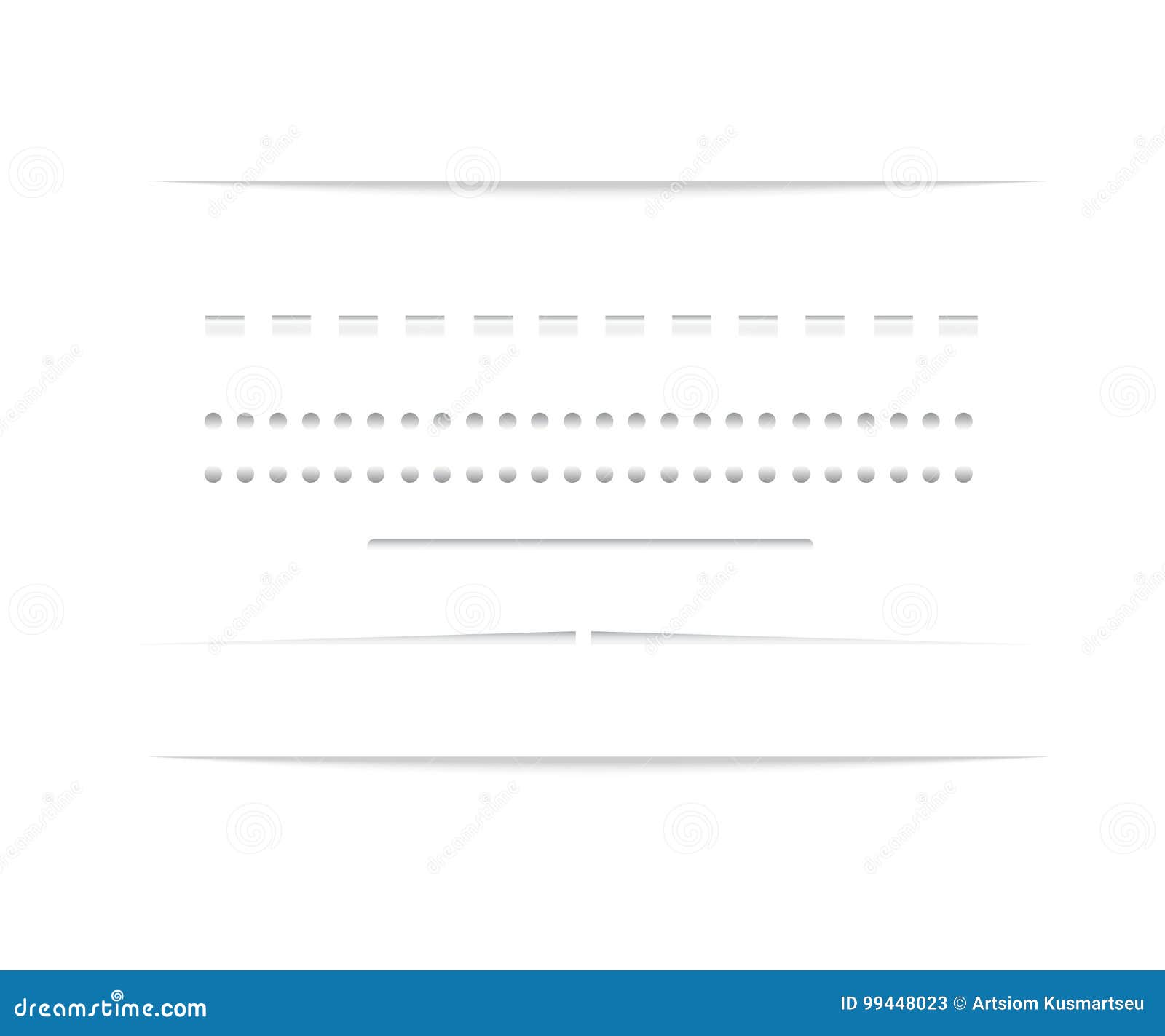 Set of Vector Dividers for Web Design Stock Vector - Illustration of ...