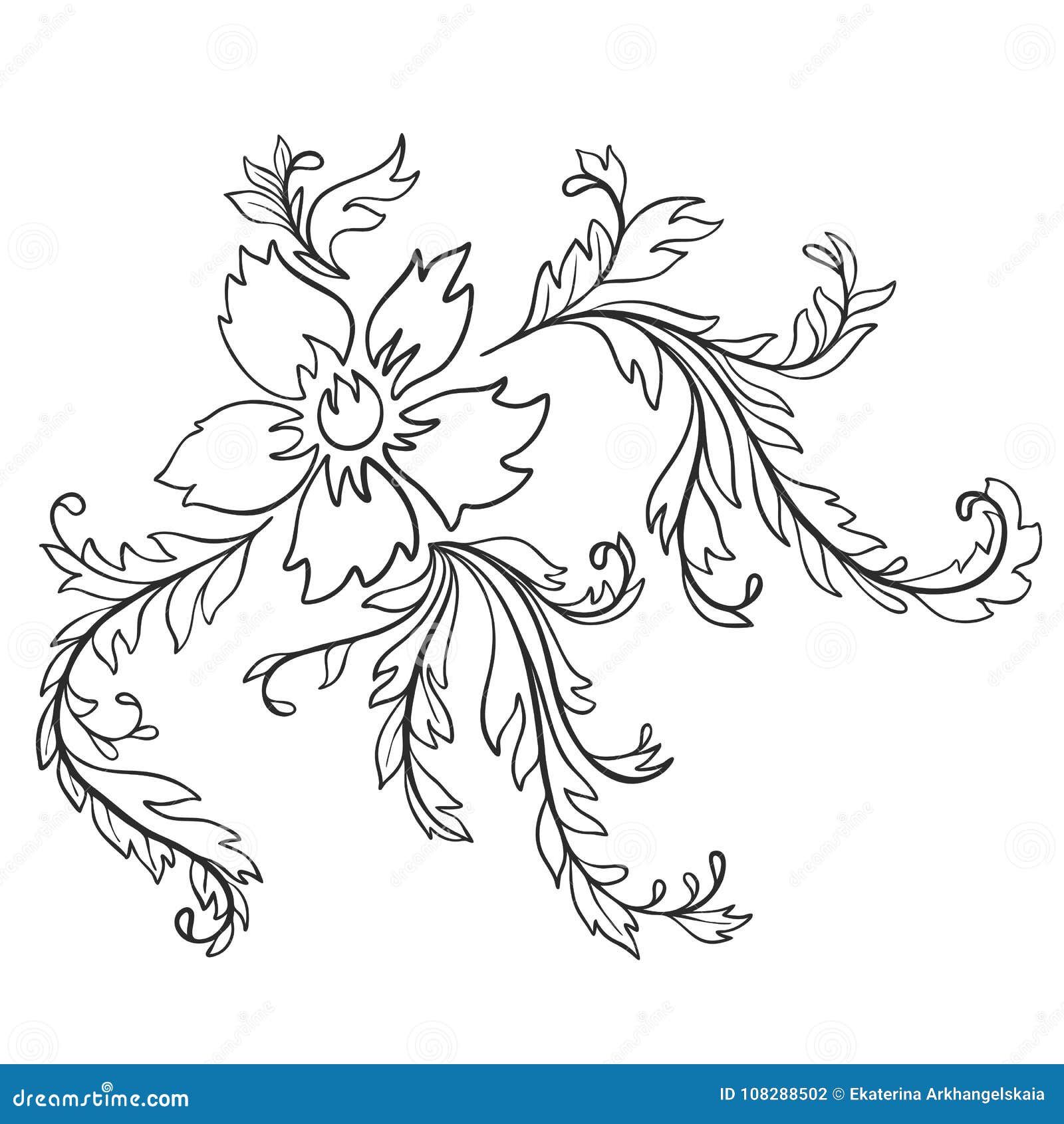 Vector Baroque Pattern Elements Stock Vector - Illustration of baroque ...