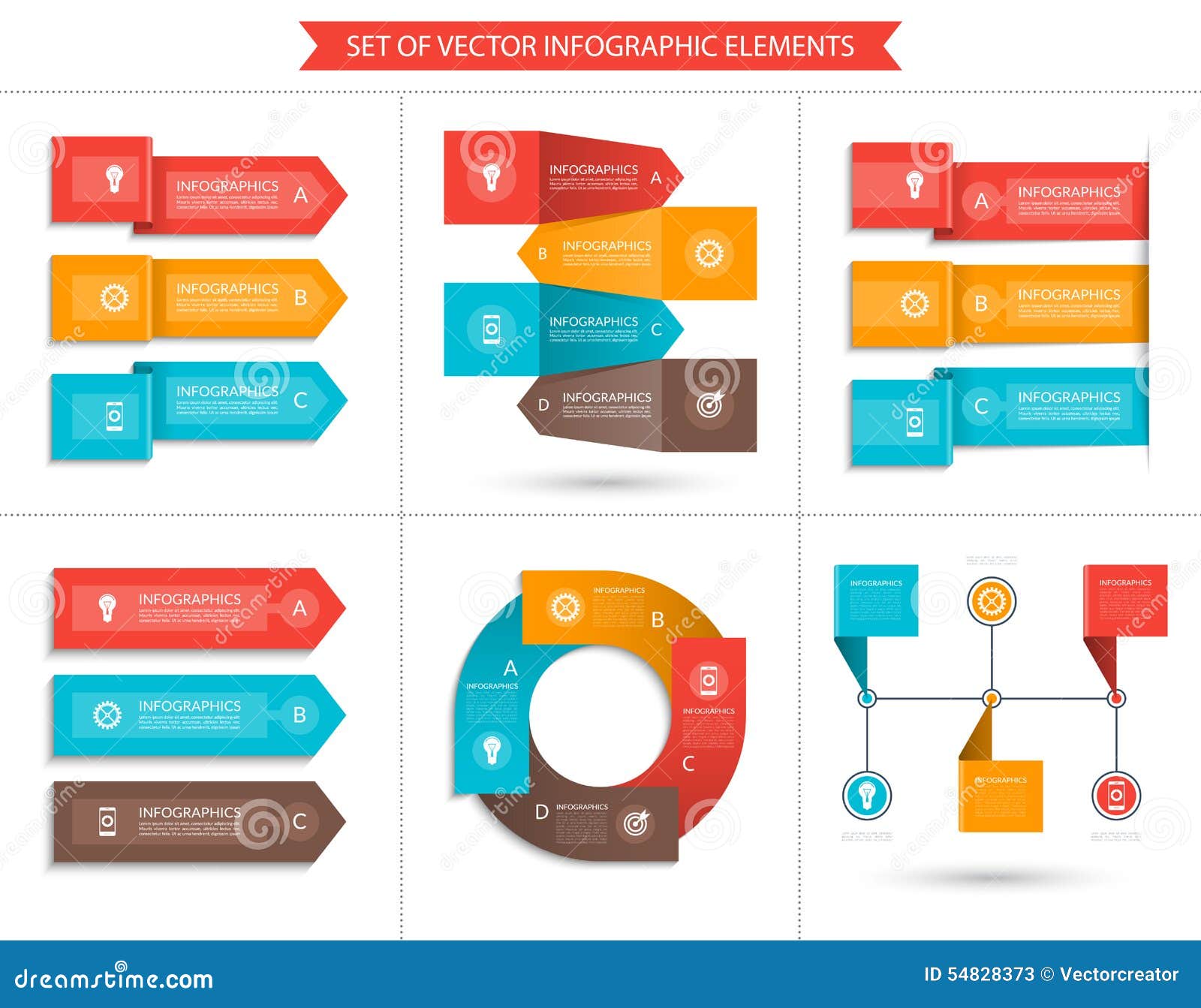 Set of Vector Elements for Business Infographics Stock Vector ...