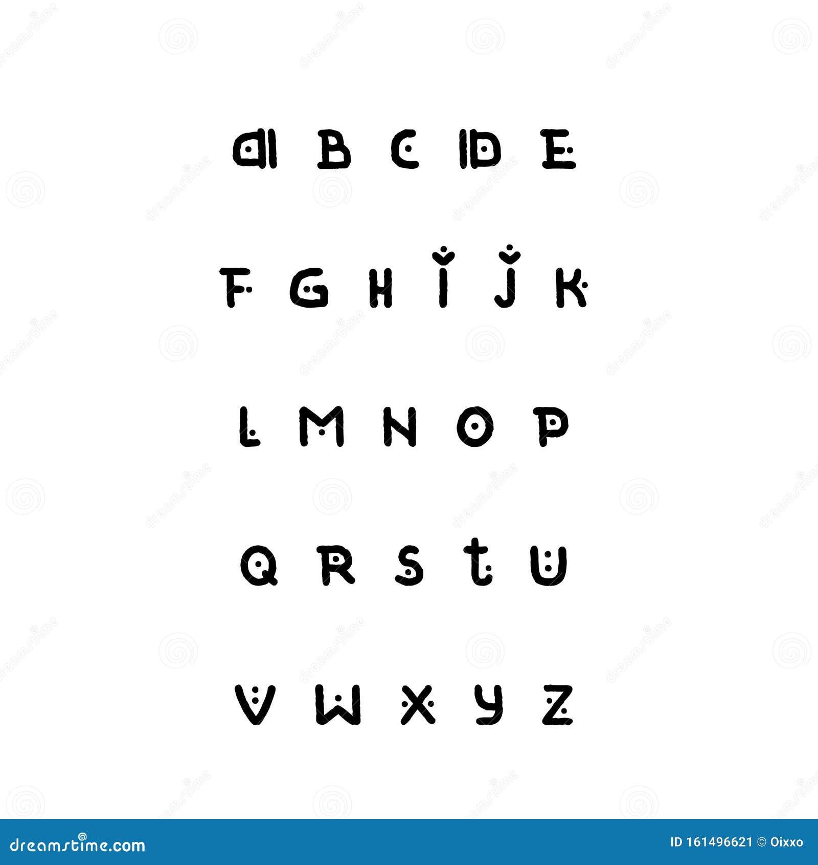 Set of Vector Ethnic Alphabet Letters. Lowercase Letters in Authentic ...