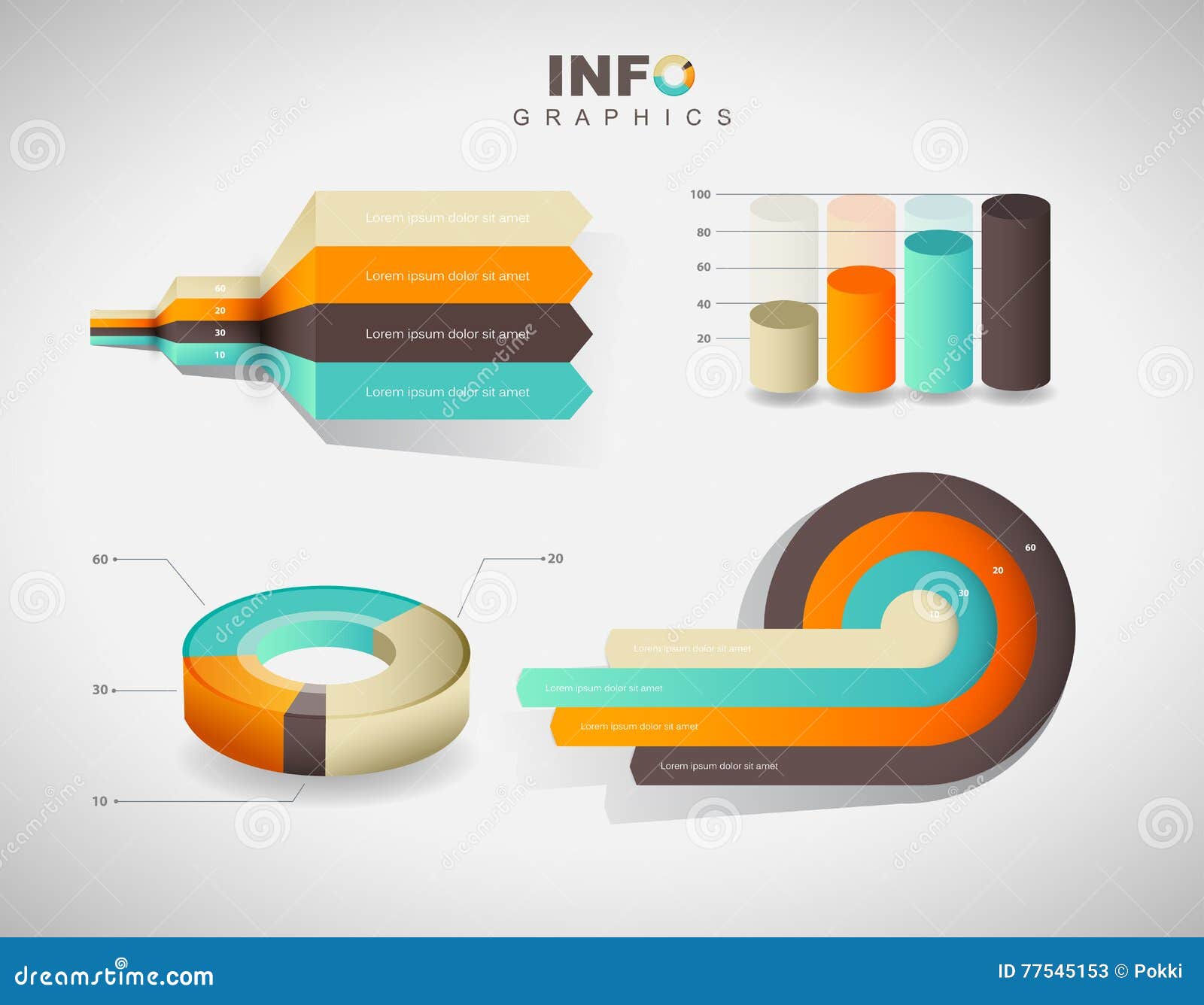 Set of Vector Flat Design Infographics Statistics Charts Stock Vector ... Set of Vector Flat Design Infographics Statistics Charts Stock Vector ...