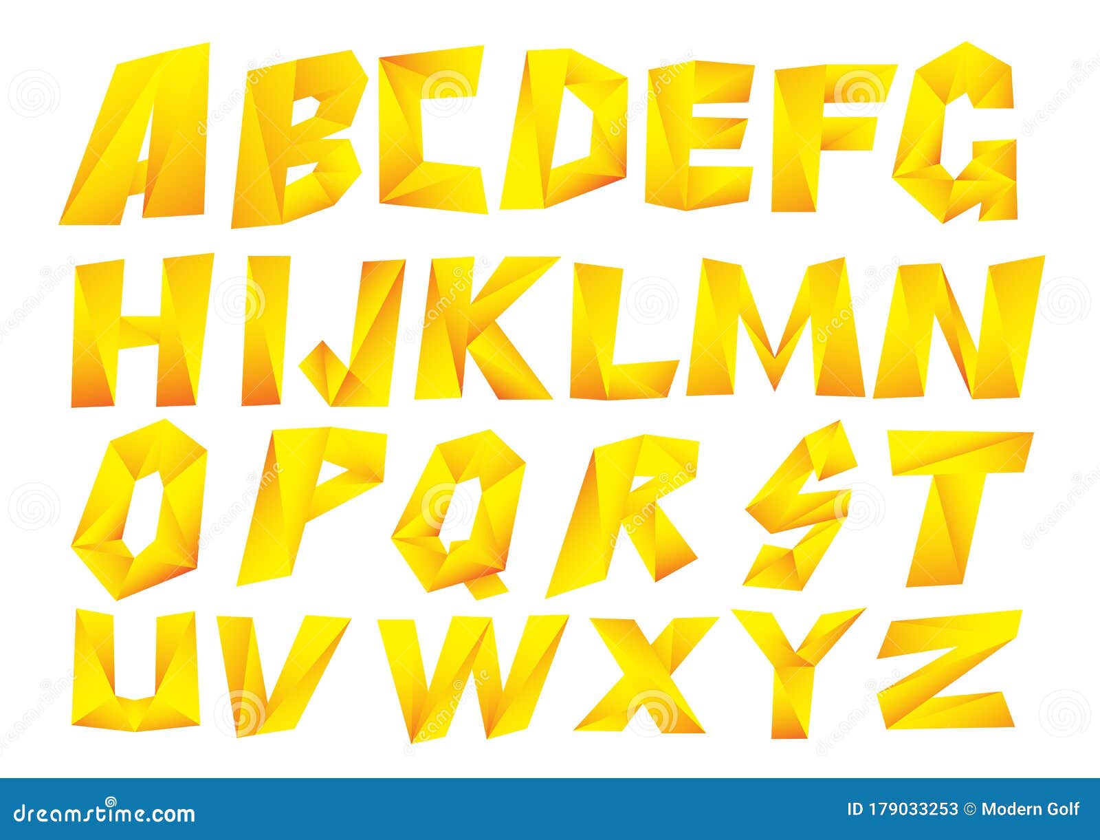 Set Vector Font Style. Vector Illustration Stock Vector - Illustration ...