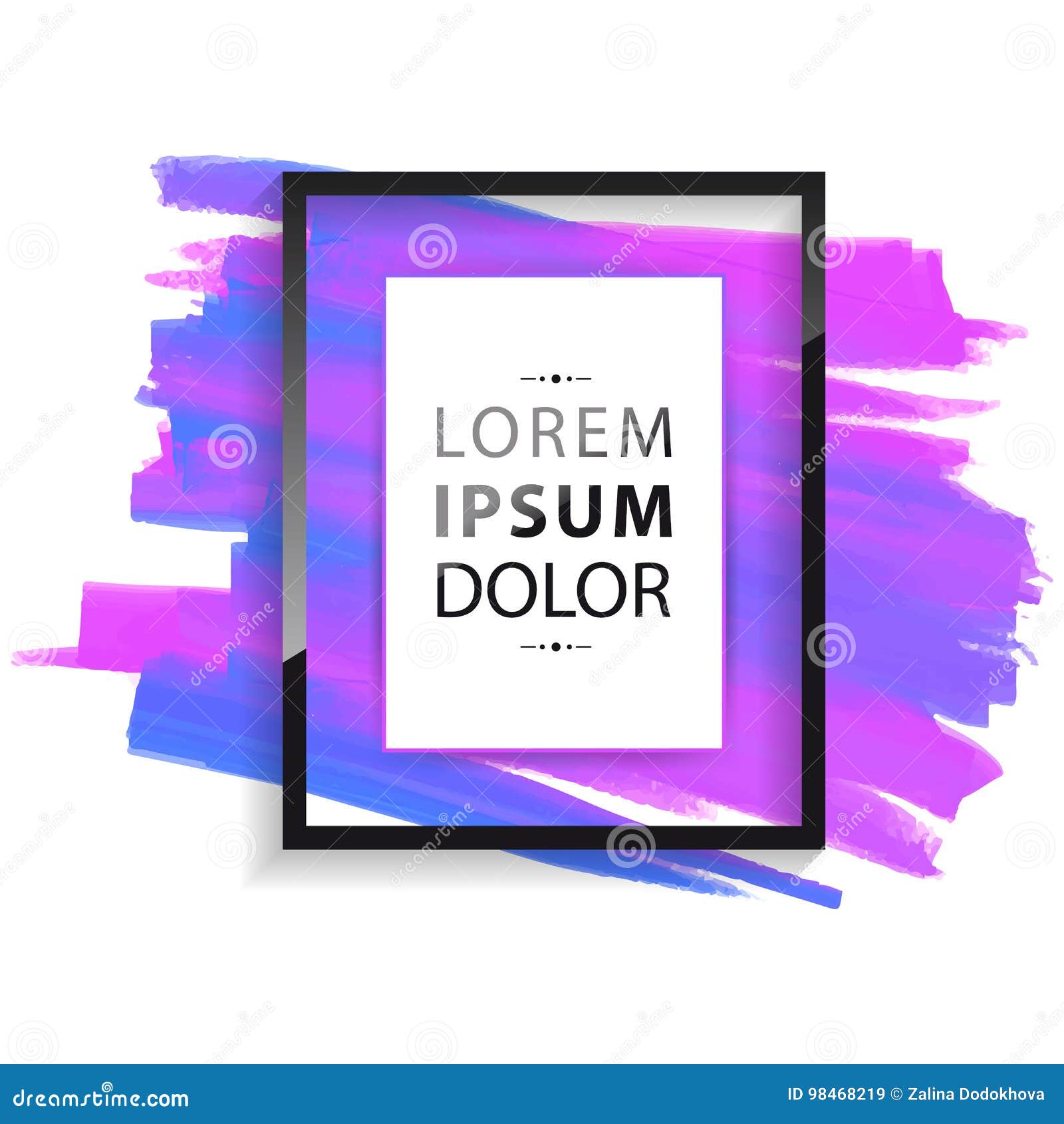 Set of Vector Frame for Your Text Stock Vector - Illustration of black ...