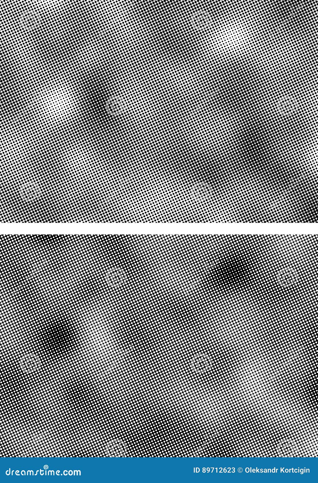 Set of Vector Halftone Grunge Retro Texture Stock Vector - Illustration ...