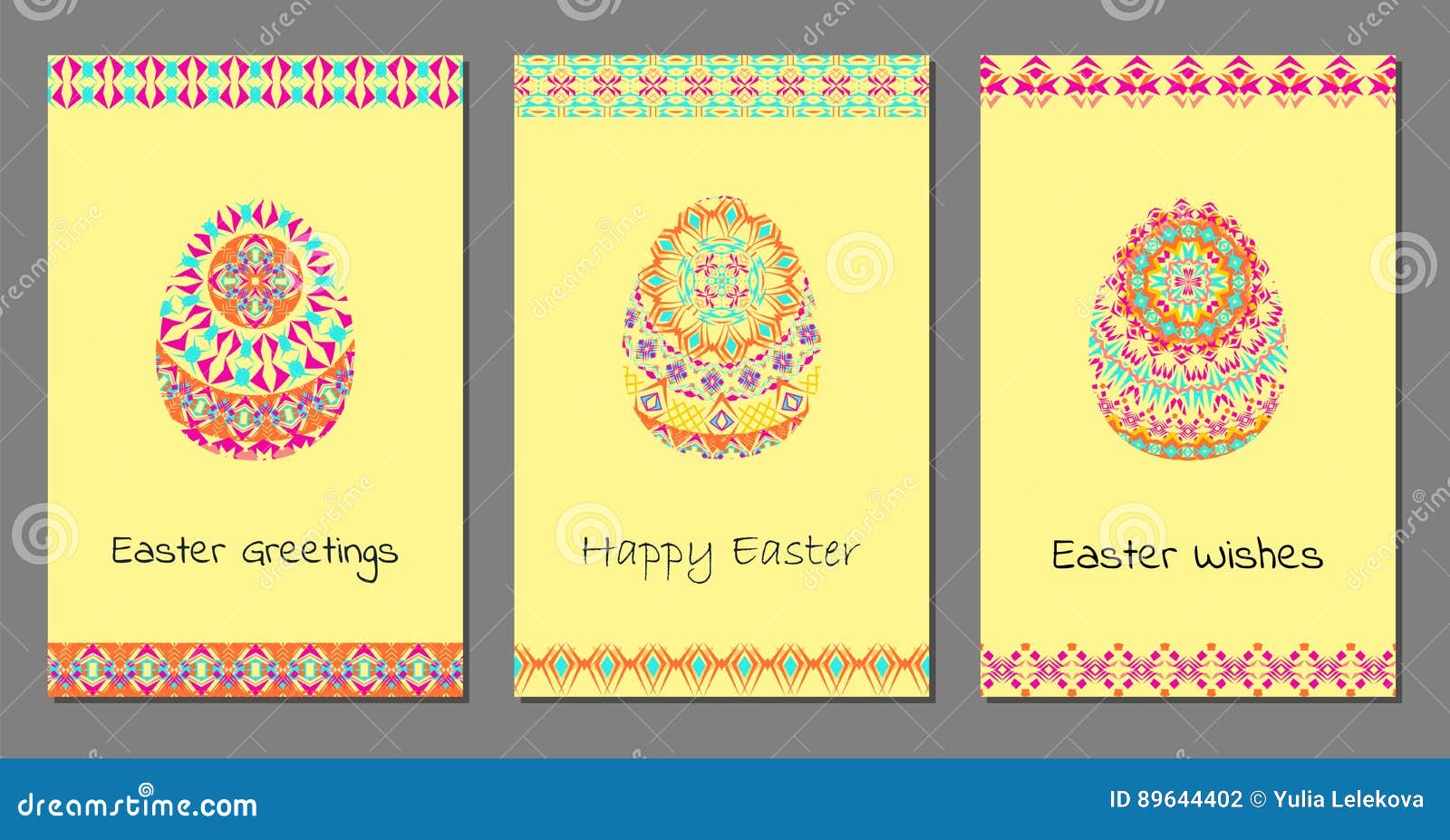 Set Of Borders, Ethnic Motifs Background Cartoon Vector | CartoonDealer ...