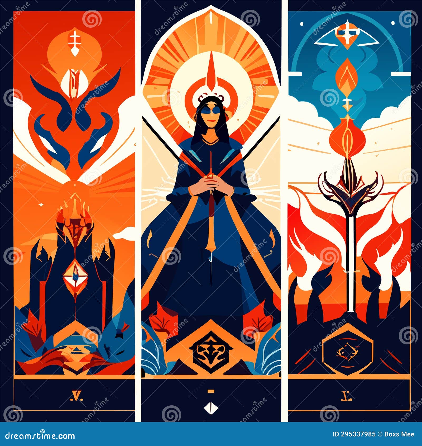 A Set of Vector Illustrations of Ancient Greek Gods and Goddesses. AI ...