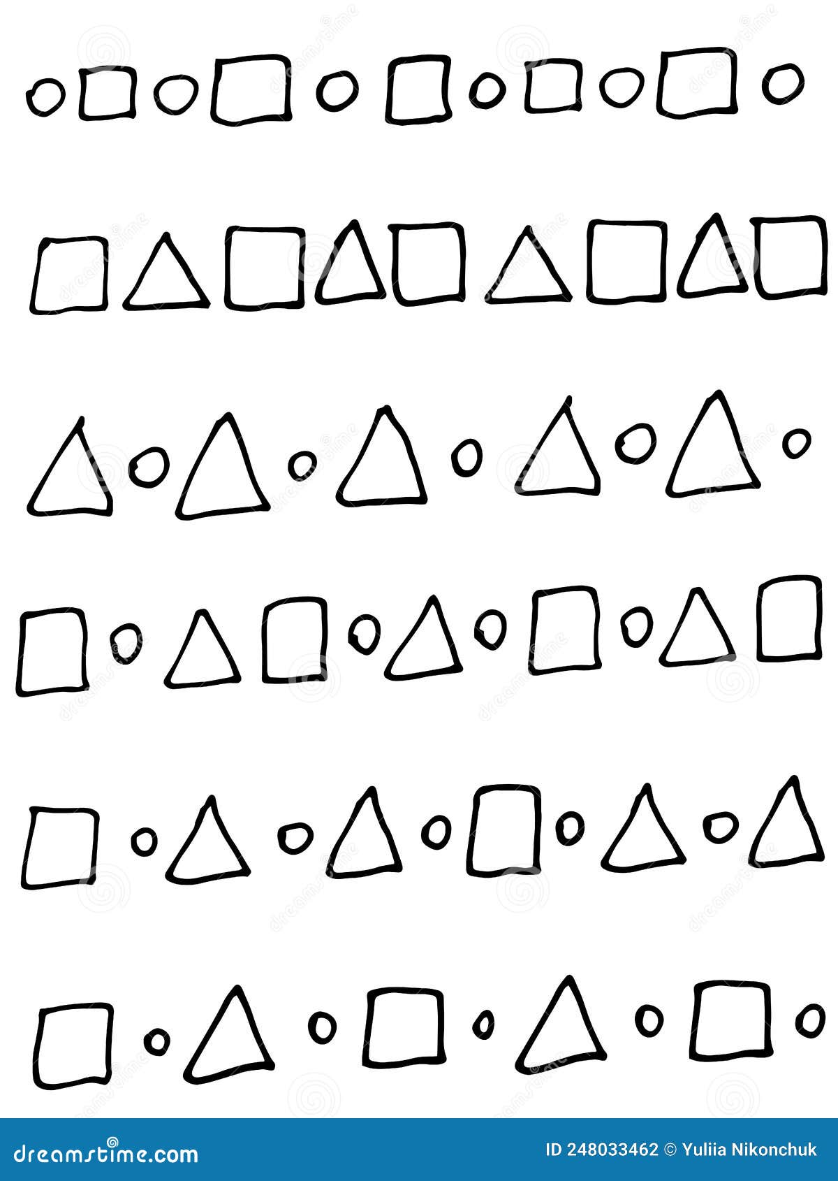 Set of Vector Illustrations Doodle Set of Brushes for Design. Circles ...