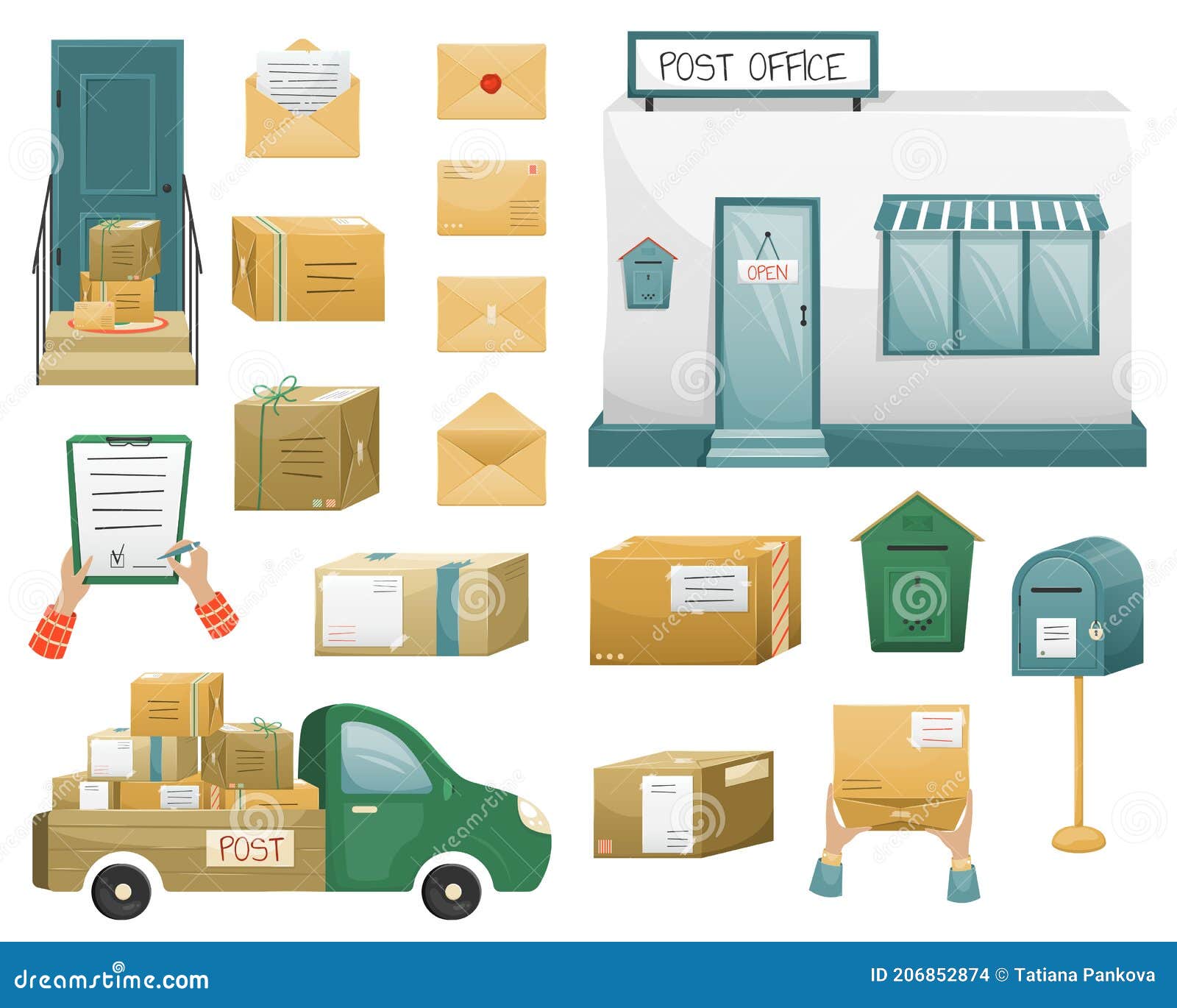 Parceles Cartoons, Illustrations & Vector Stock Images - 9 Pictures to ...