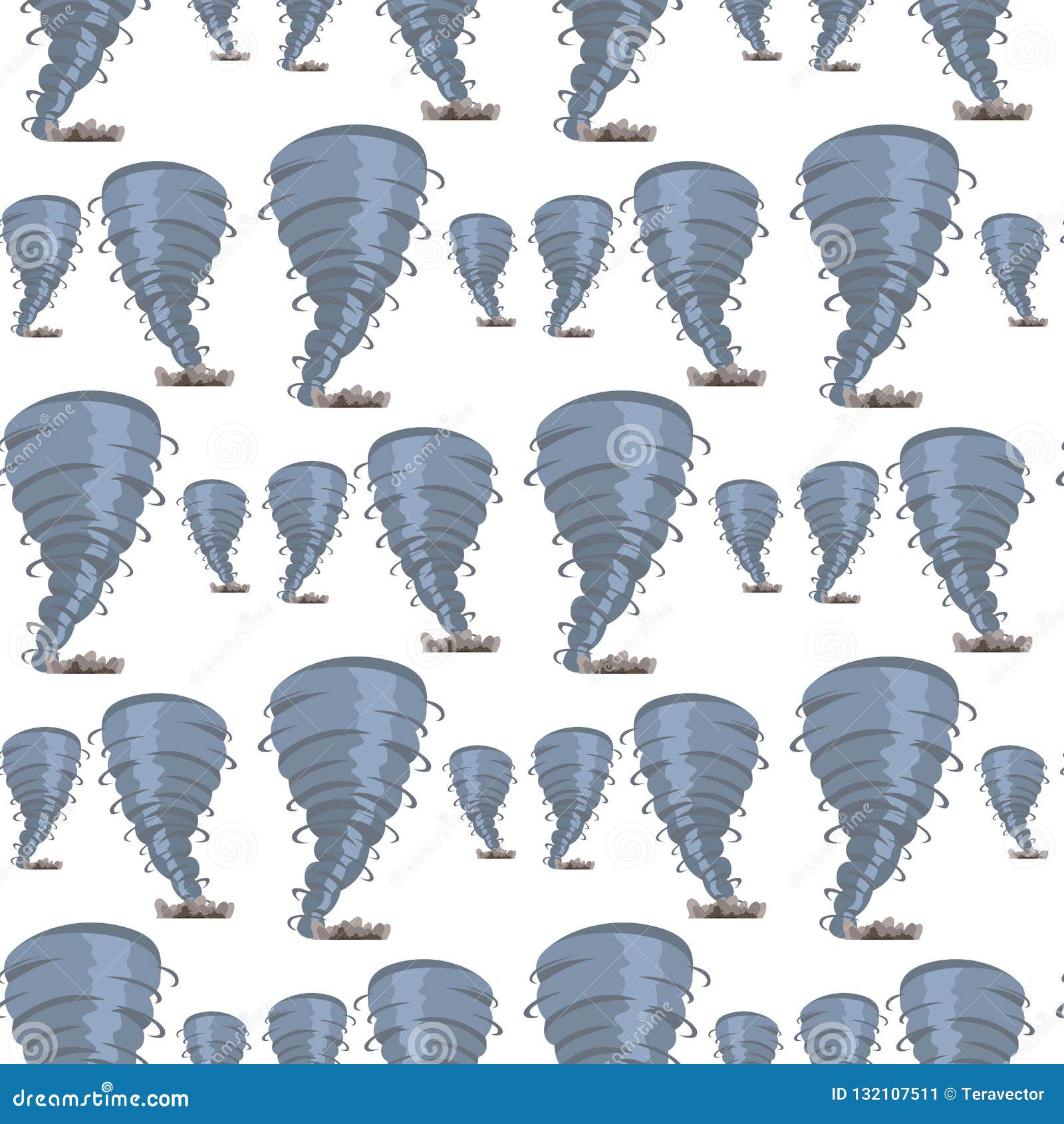 Set Vector Image Pattern Destructive Tornado Stock Vector ...