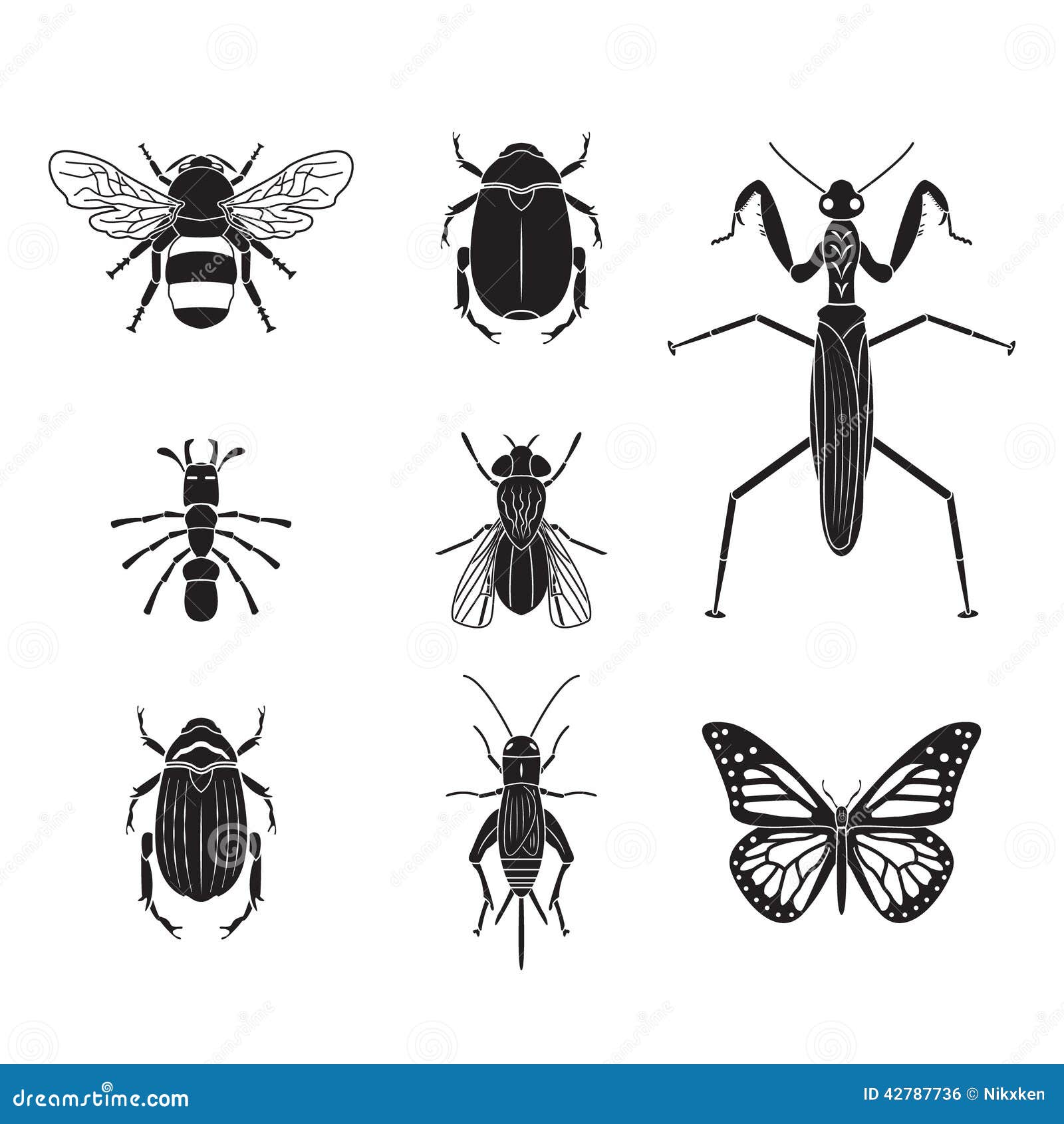 Vector Of Insects Invading Residential House Royalty-Free Stock Image ...