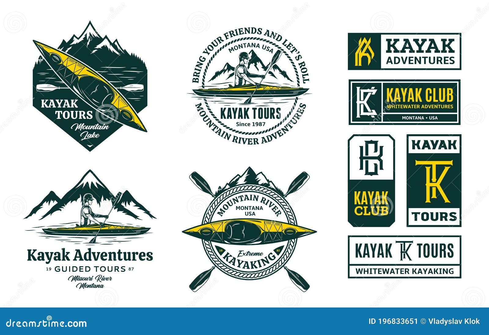 Kayaking Logo Stock Illustrations – 1,901 Kayaking Logo Stock ...